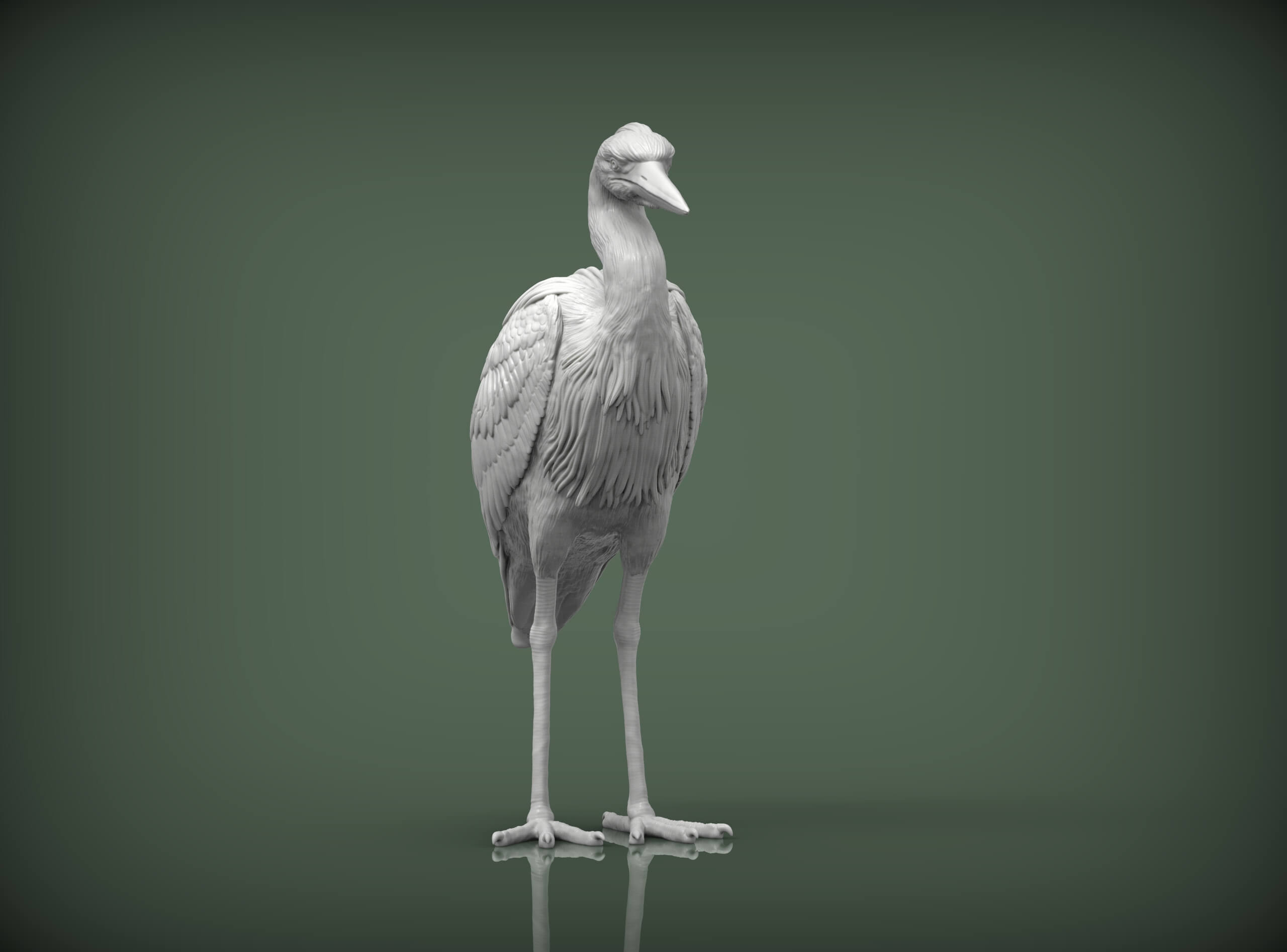 Heron 3D Print Model by Alexander3dart