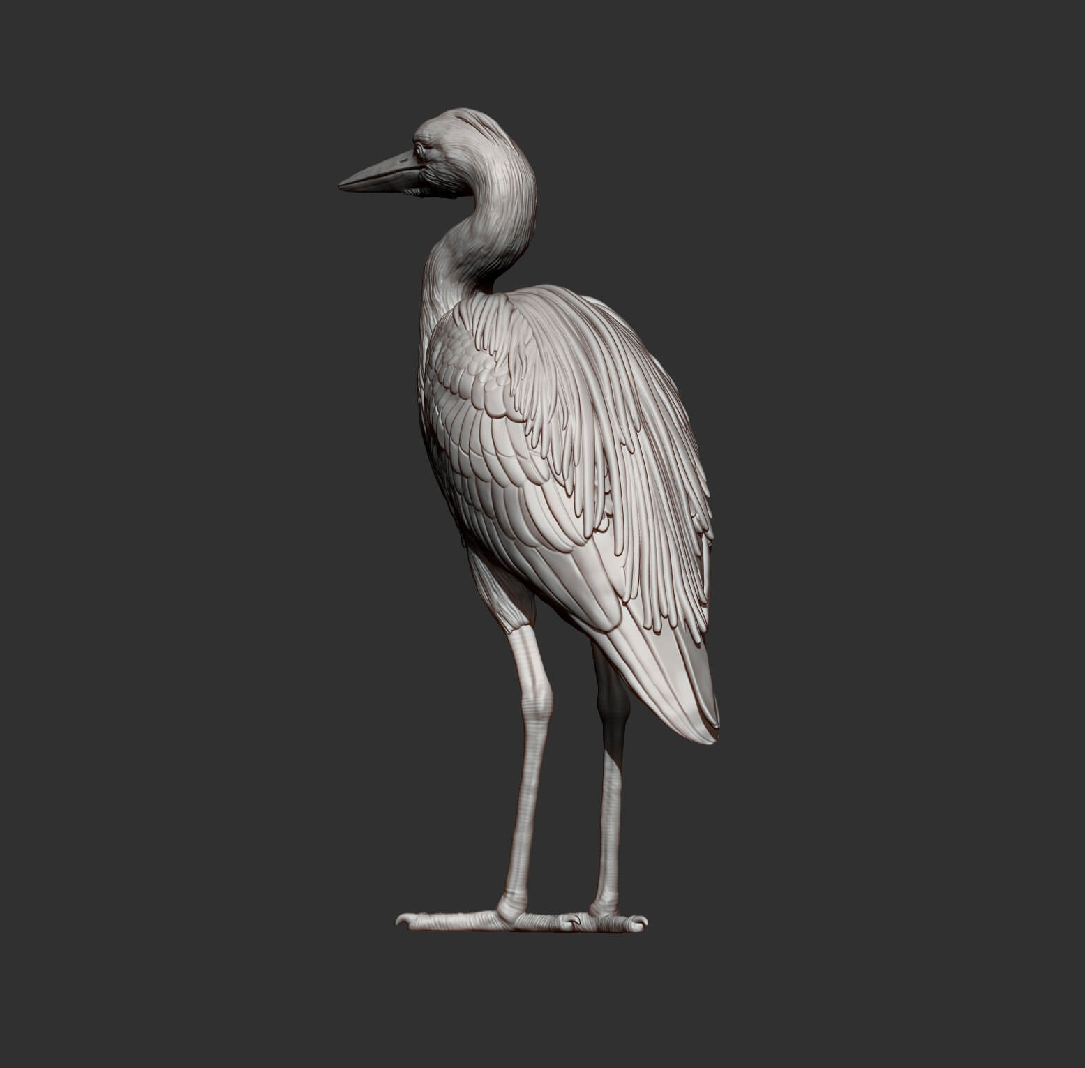 Heron 3D Print Model by Alexander3dart