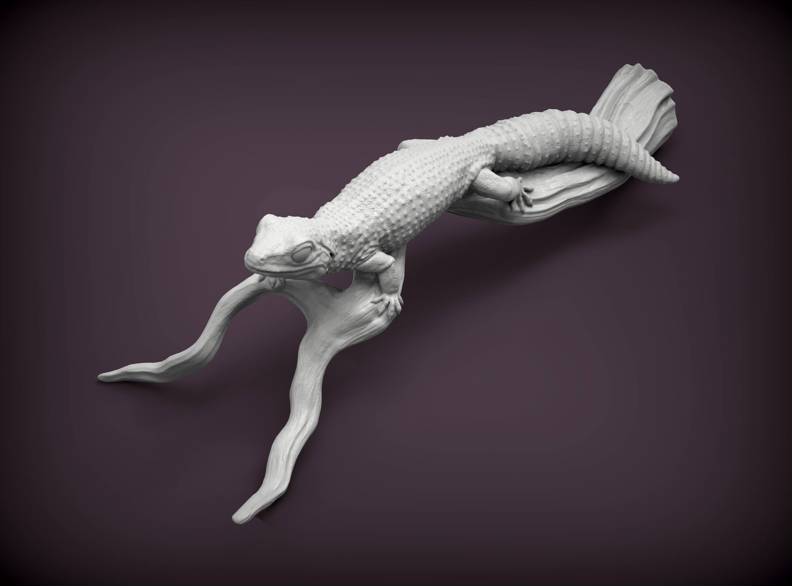 Leopard Gecko 3D Print Model by Alexander3dart
