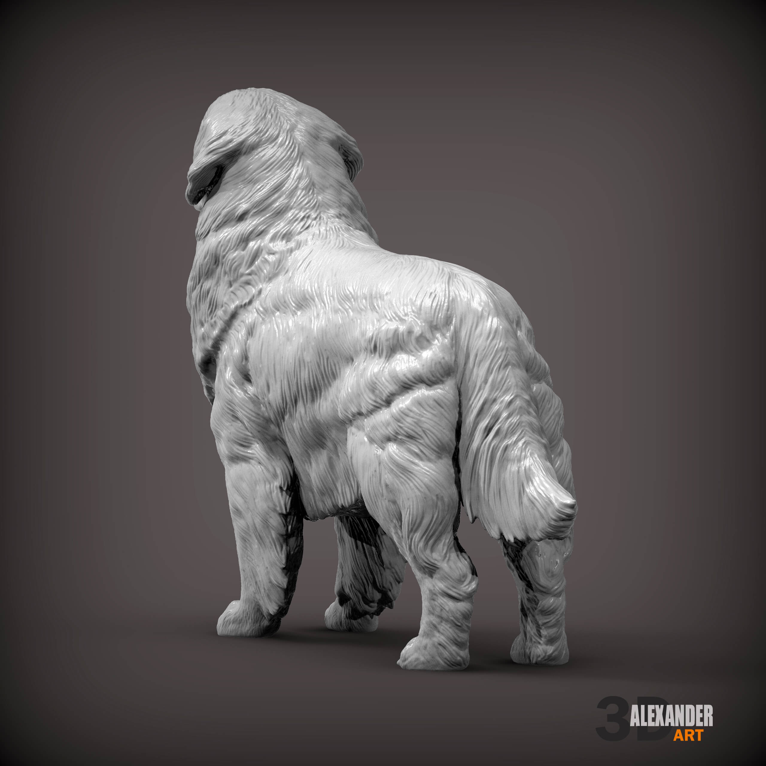 Newfoundlands - 3D Model by Alexander3dart