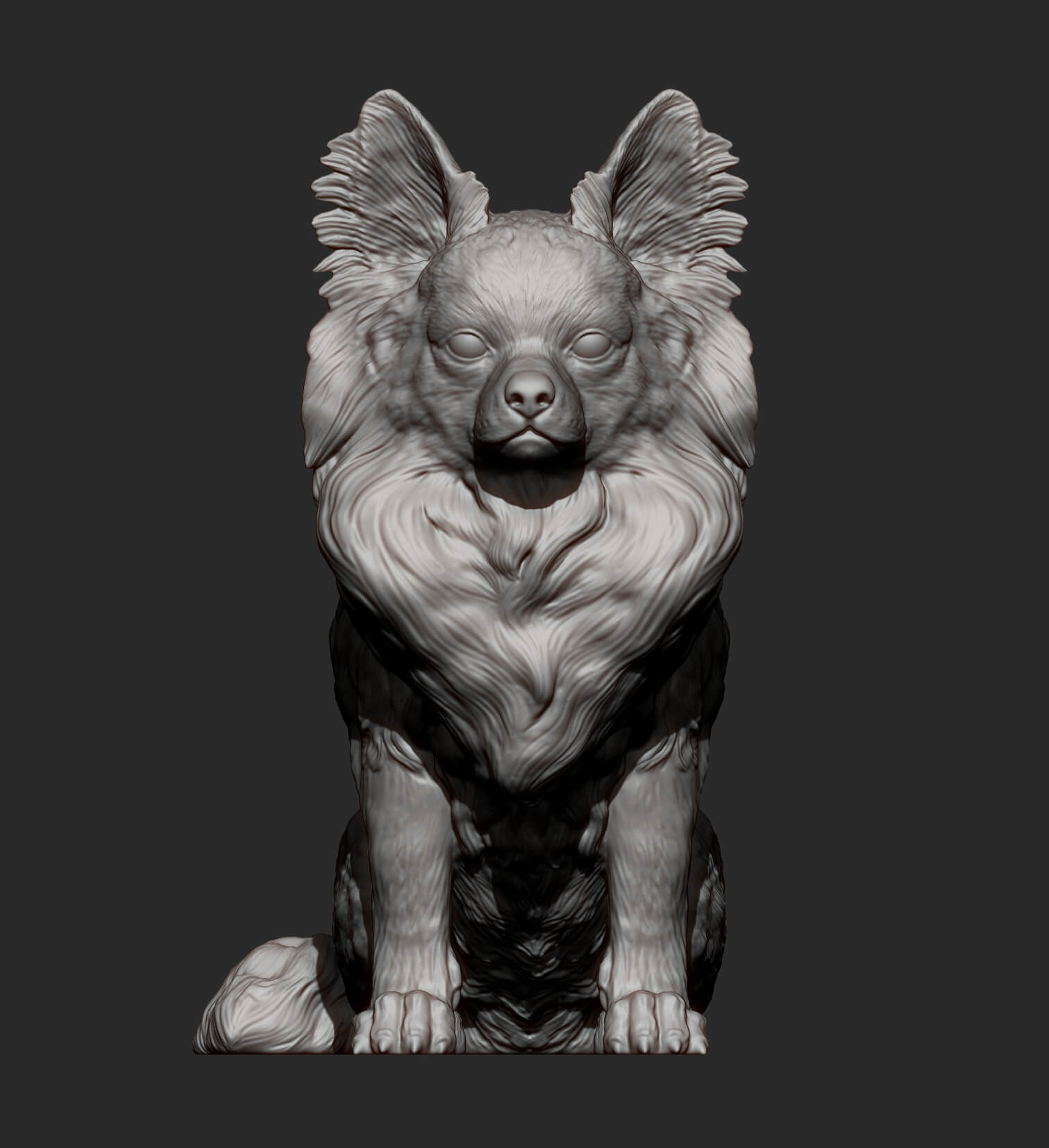 Papillon 3D Print Model by Alexander3dart