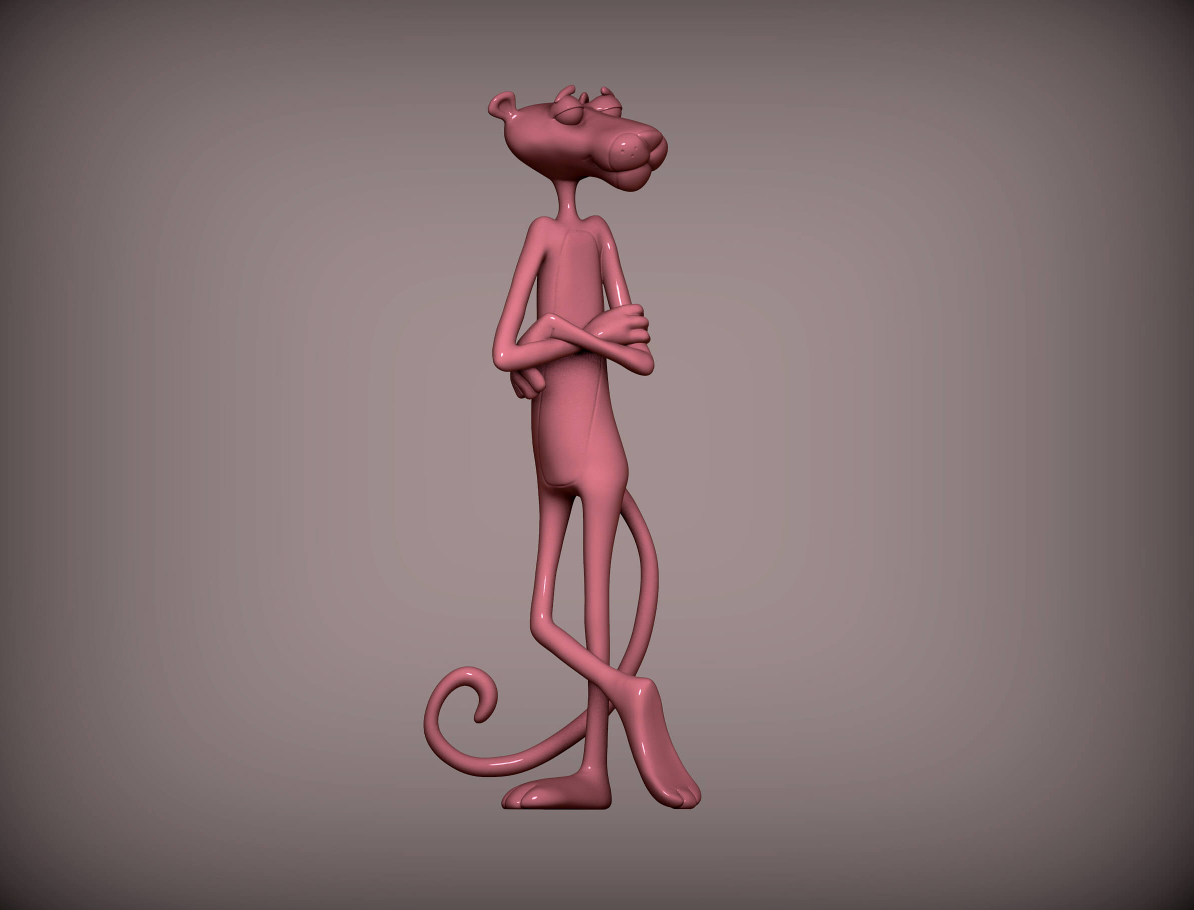 Pink Panther - 3D Model by Alexander3dart