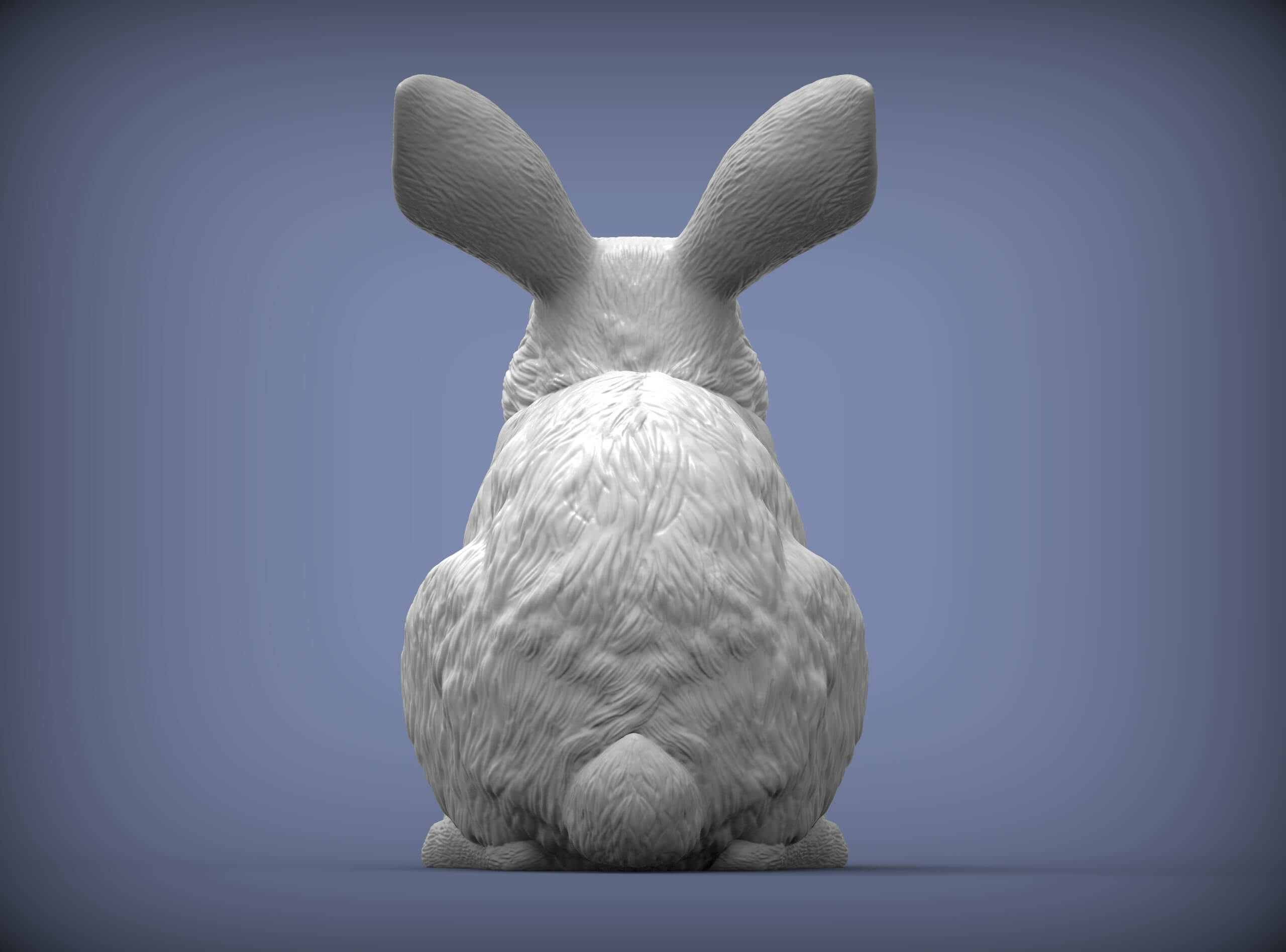 Rabbit 3D Print Model by Alexander3dart