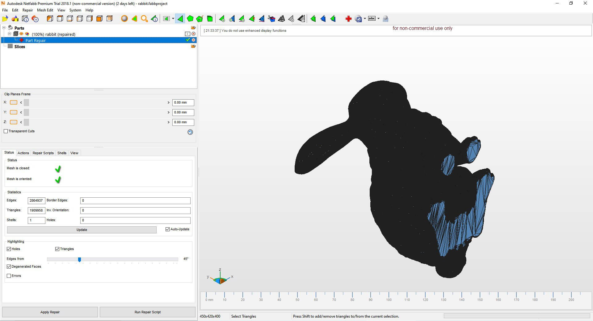 Rabbit 3D Print Model by Alexander3dart