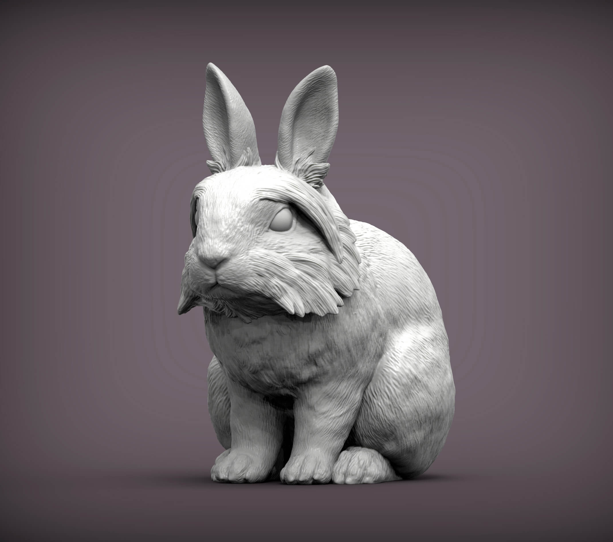Rabbit Lion 3D Print Model by Alexander3dart