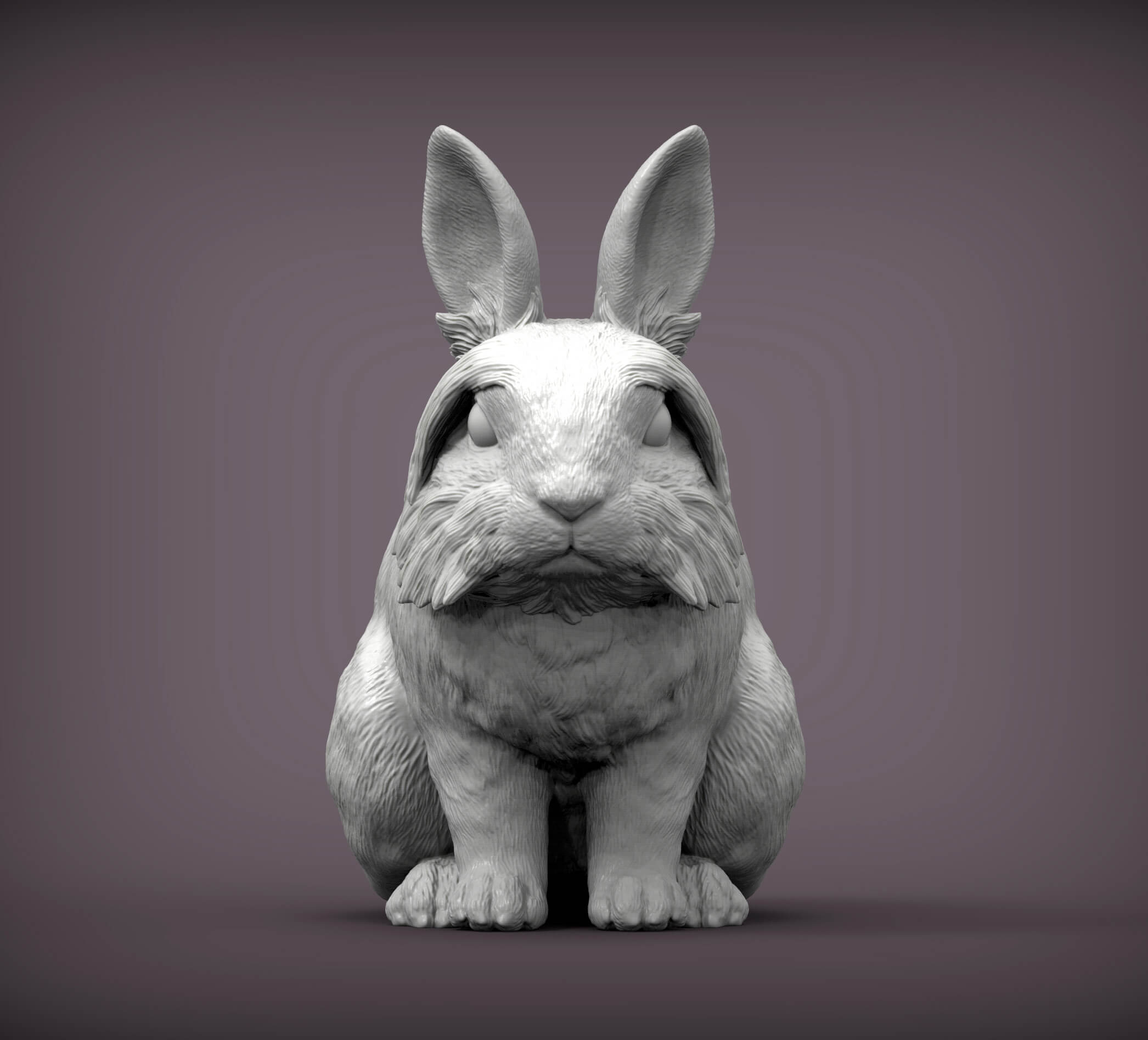 Rabbit Lion 3D Print Model by Alexander3dart