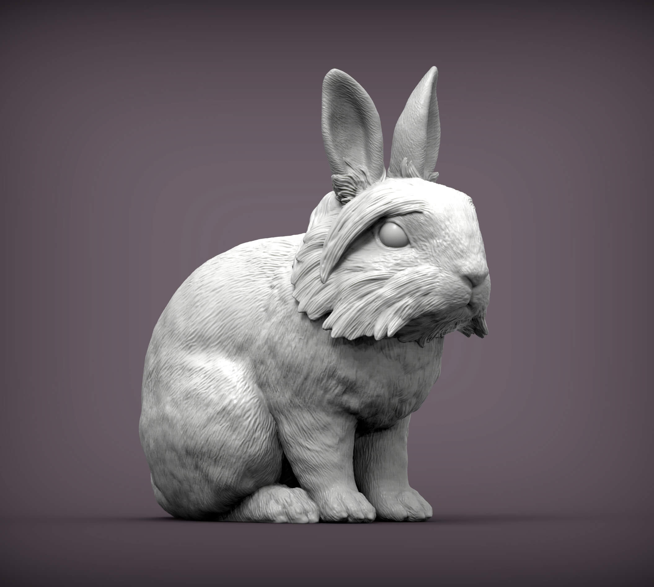 Rabbit Lion 3D Print Model by Alexander3dart