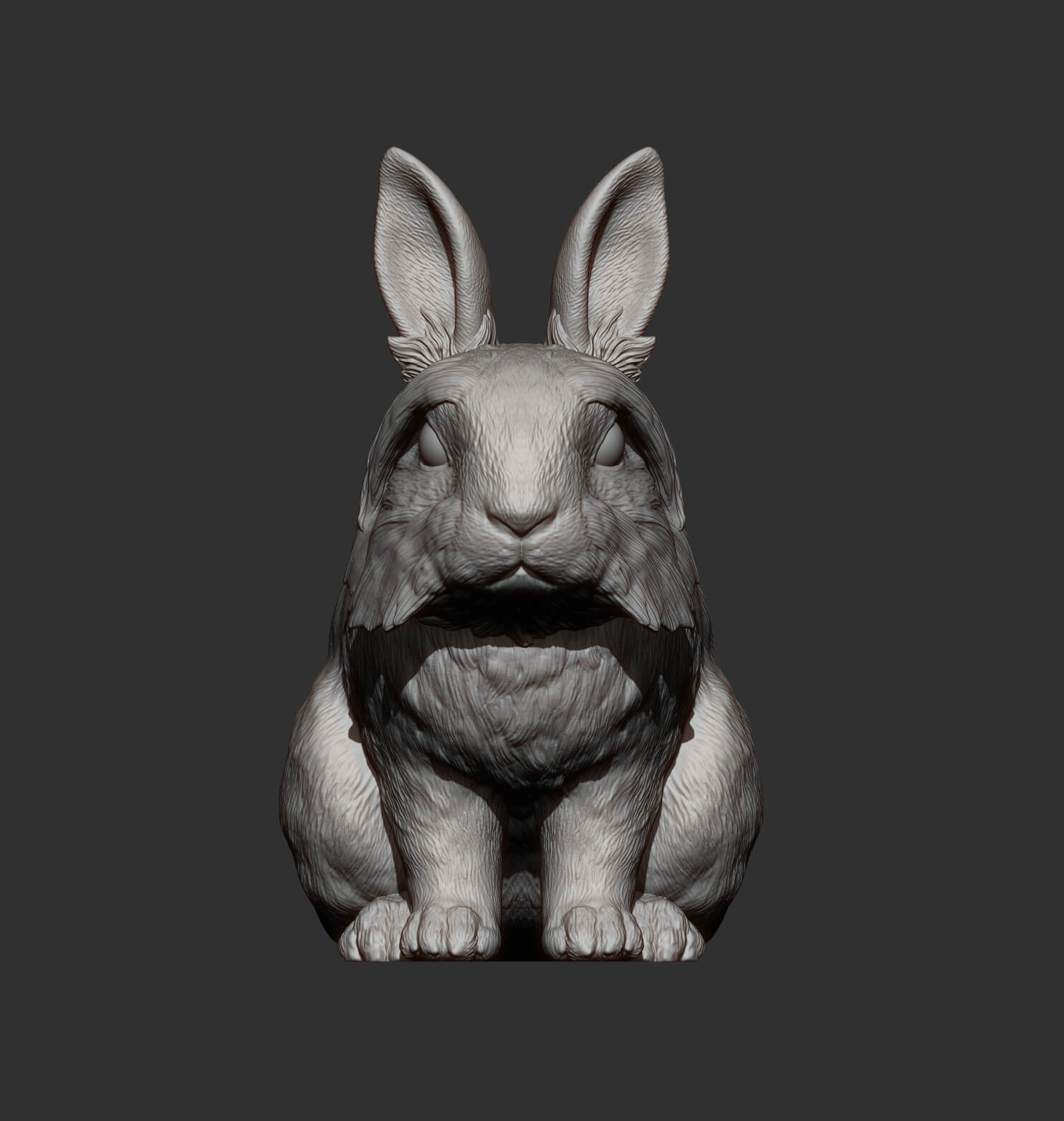 Rabbit Lion 3D Print Model by Alexander3dart