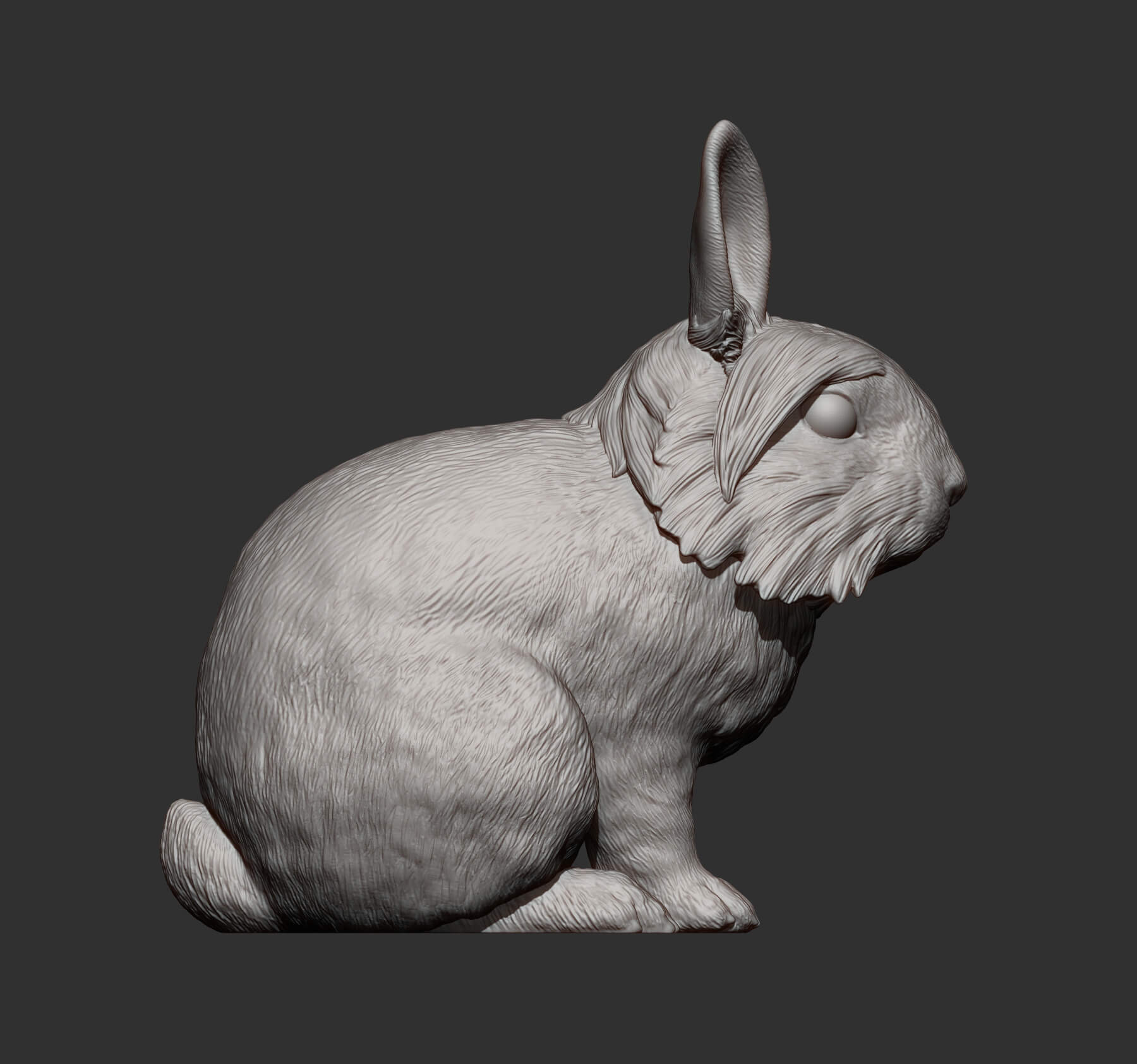 Rabbit Lion 3D Print Model by Alexander3dart
