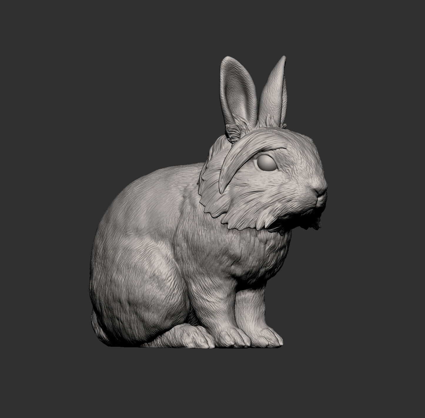 Rabbit Lion 3D Print Model by Alexander3dart