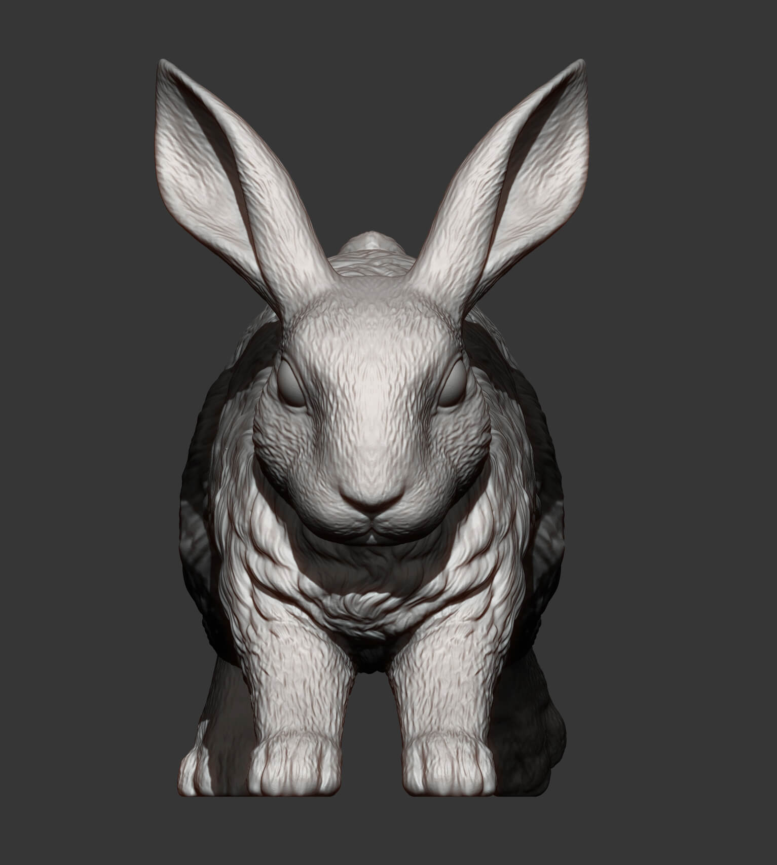 Rabbit Running - 3D Model by Alexander3dart
