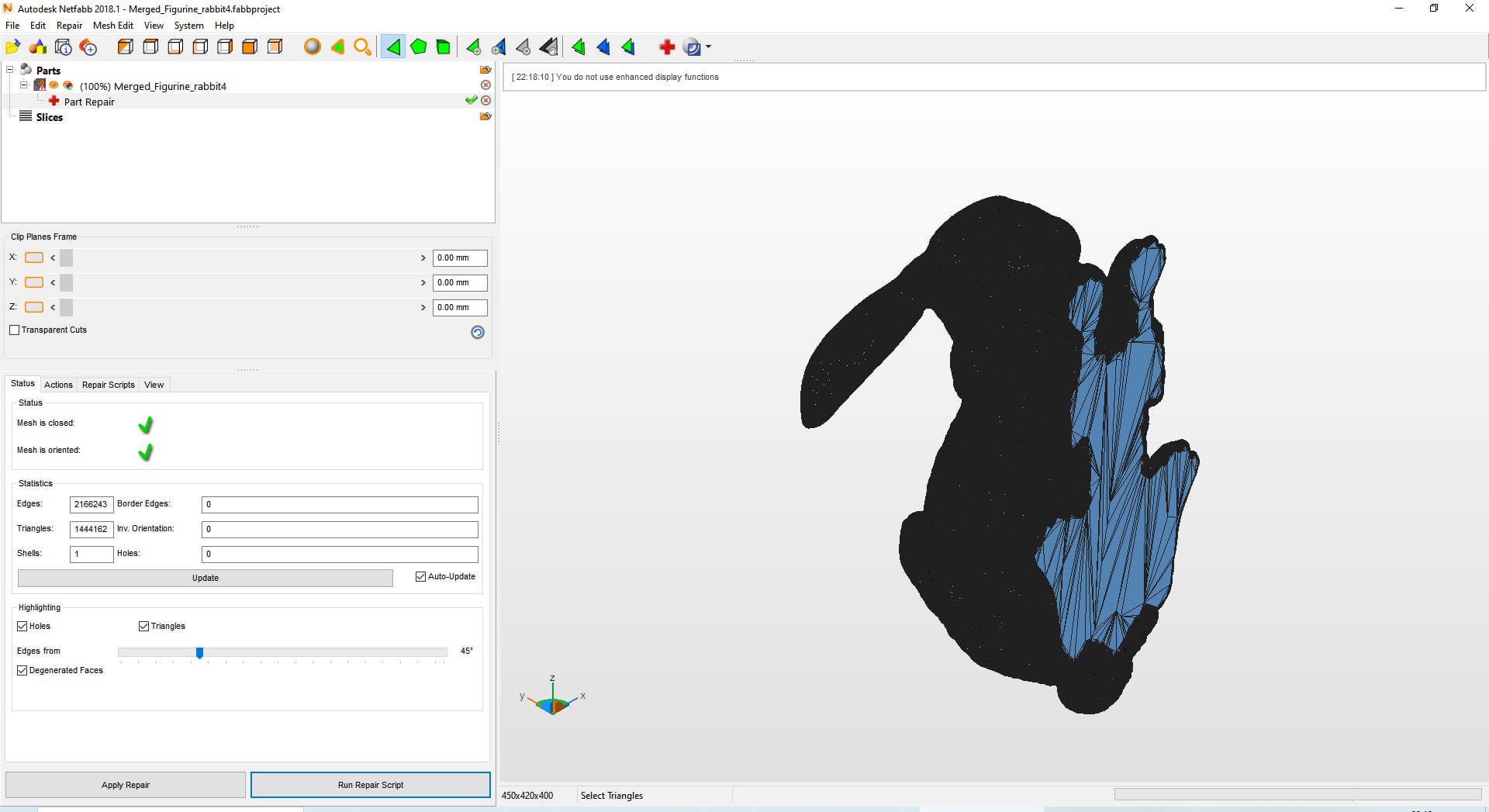 Rabbit Sculpture - 3D Model by Alexander3dart