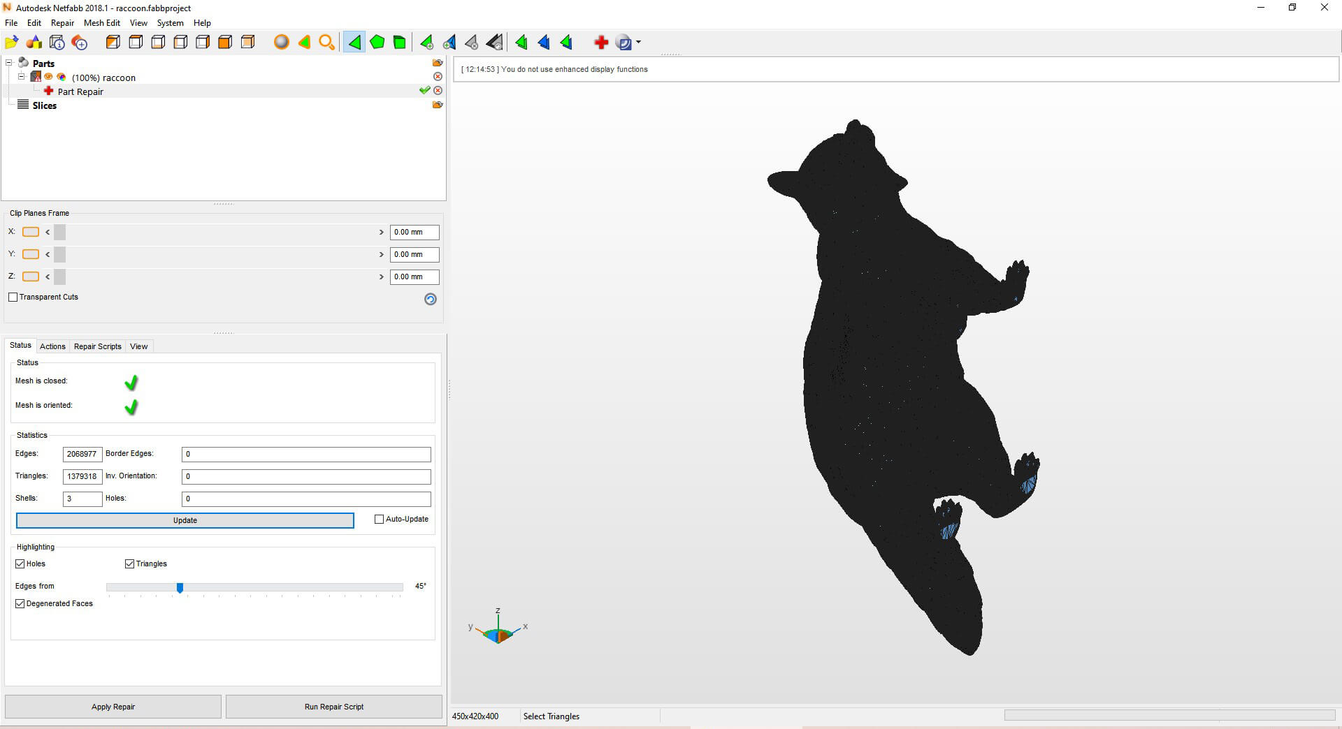 Raccoon 3D Print Model by Alexander3dart