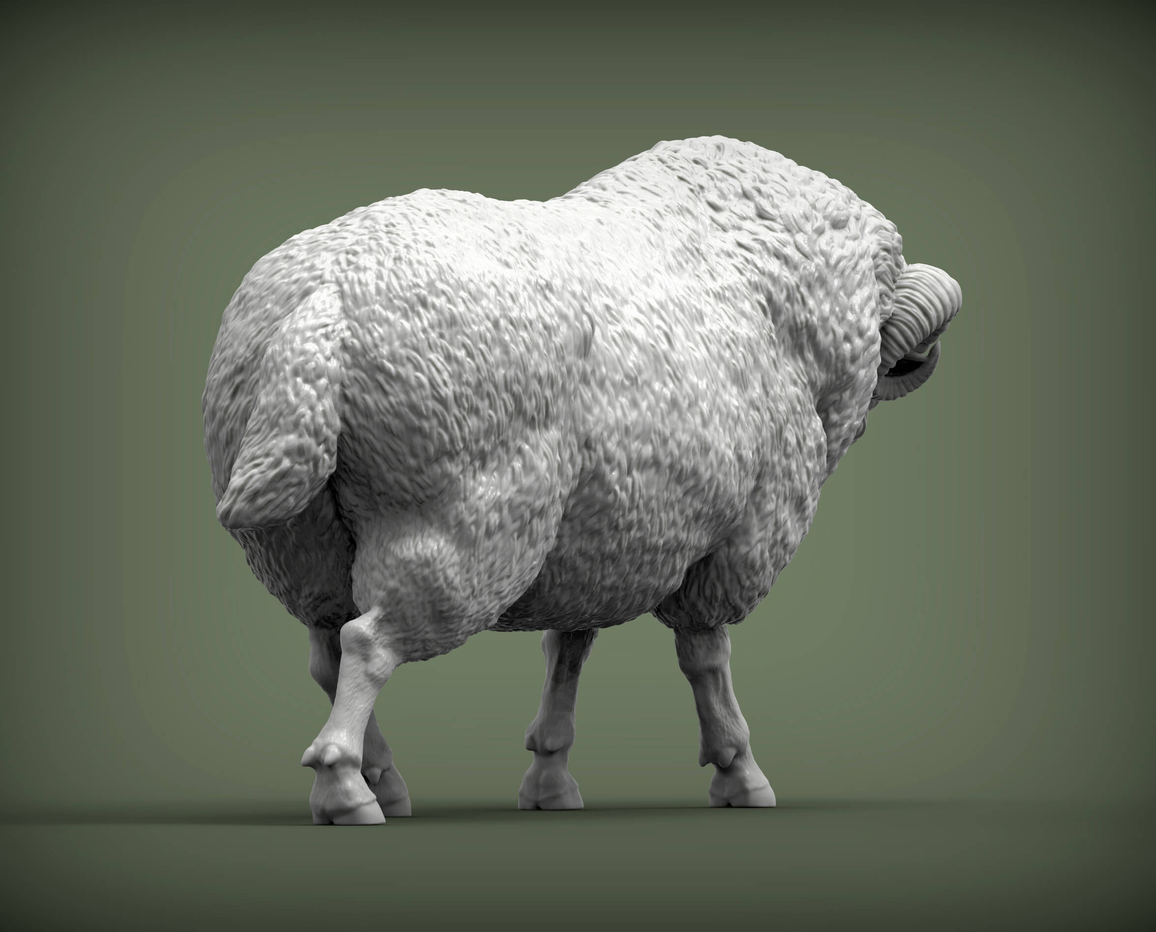 Ram Attacks 3D Print Model by Alexander3dart