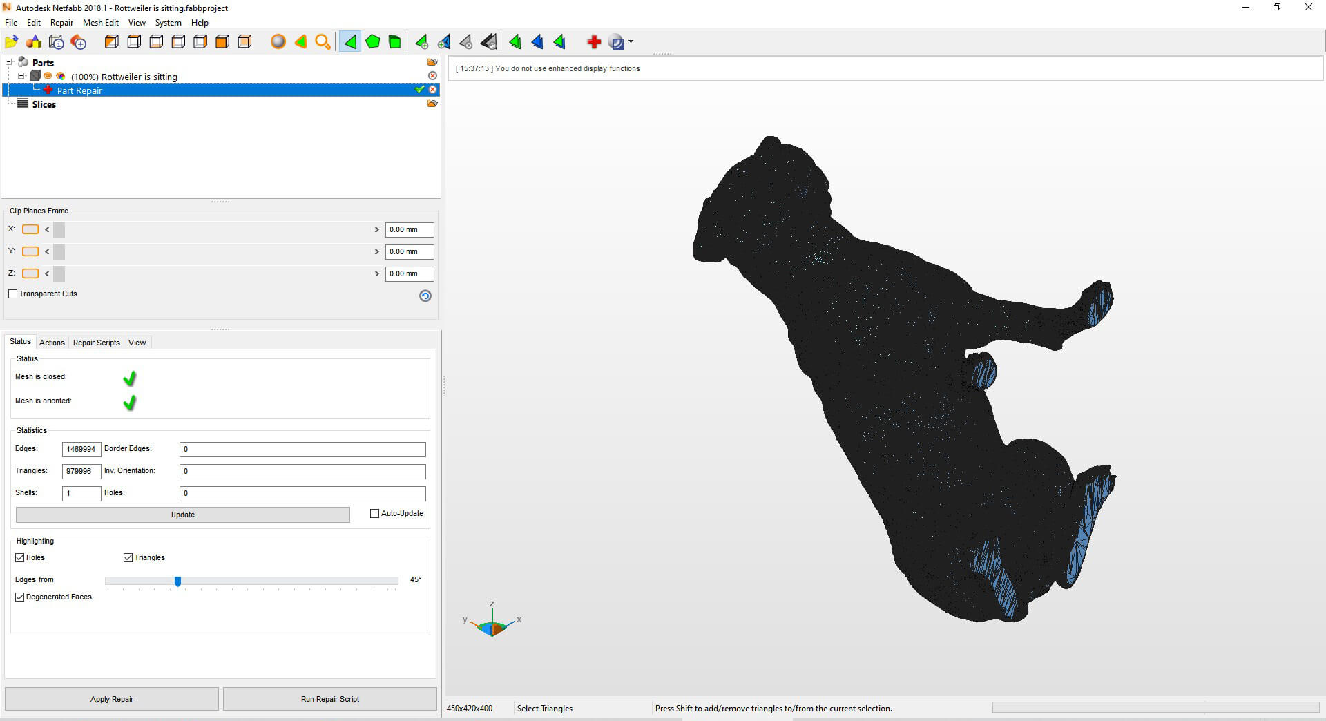 Rottweiler Is Sitting - 3D Model by Alexander3dart
