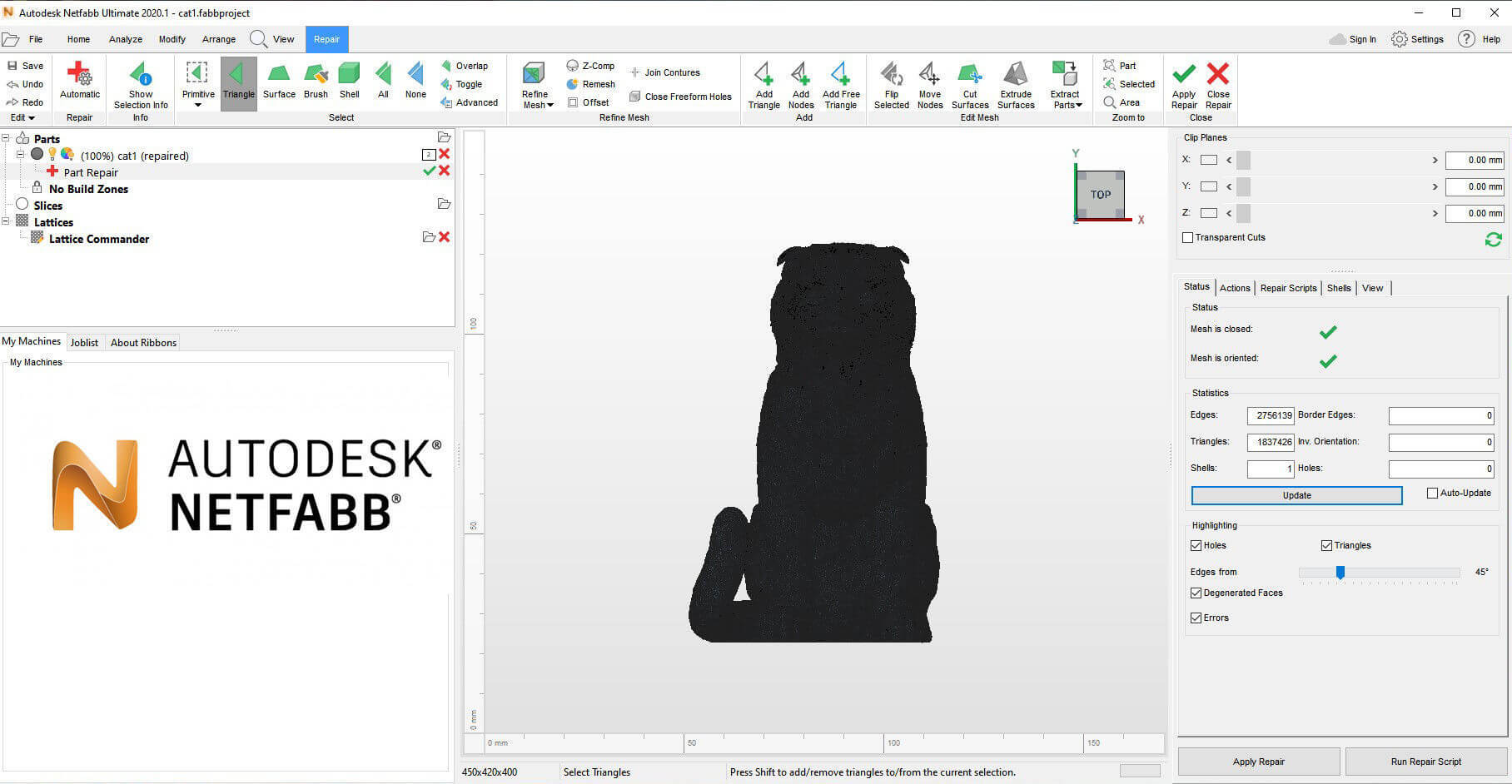 Scottish Fold Cat 3D Print Model by Alexander3dart