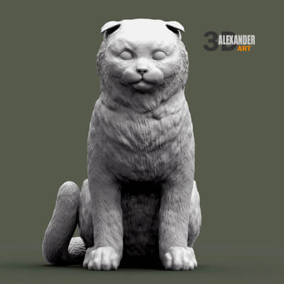 Ztl 3D Models | Animals | Cats | RenderHub