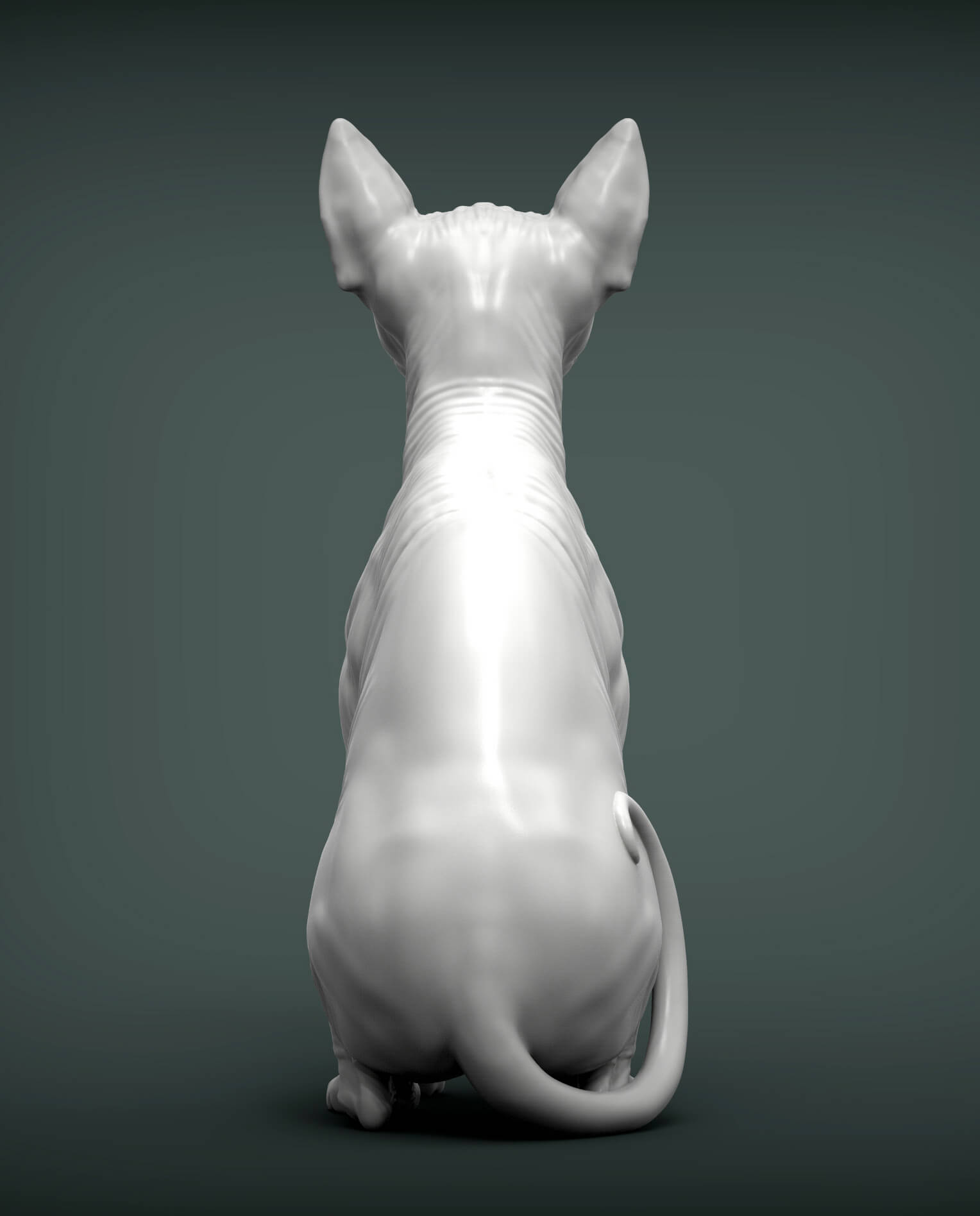 Sculpture Sphinx Cat - 3D Model by Alexander3dart