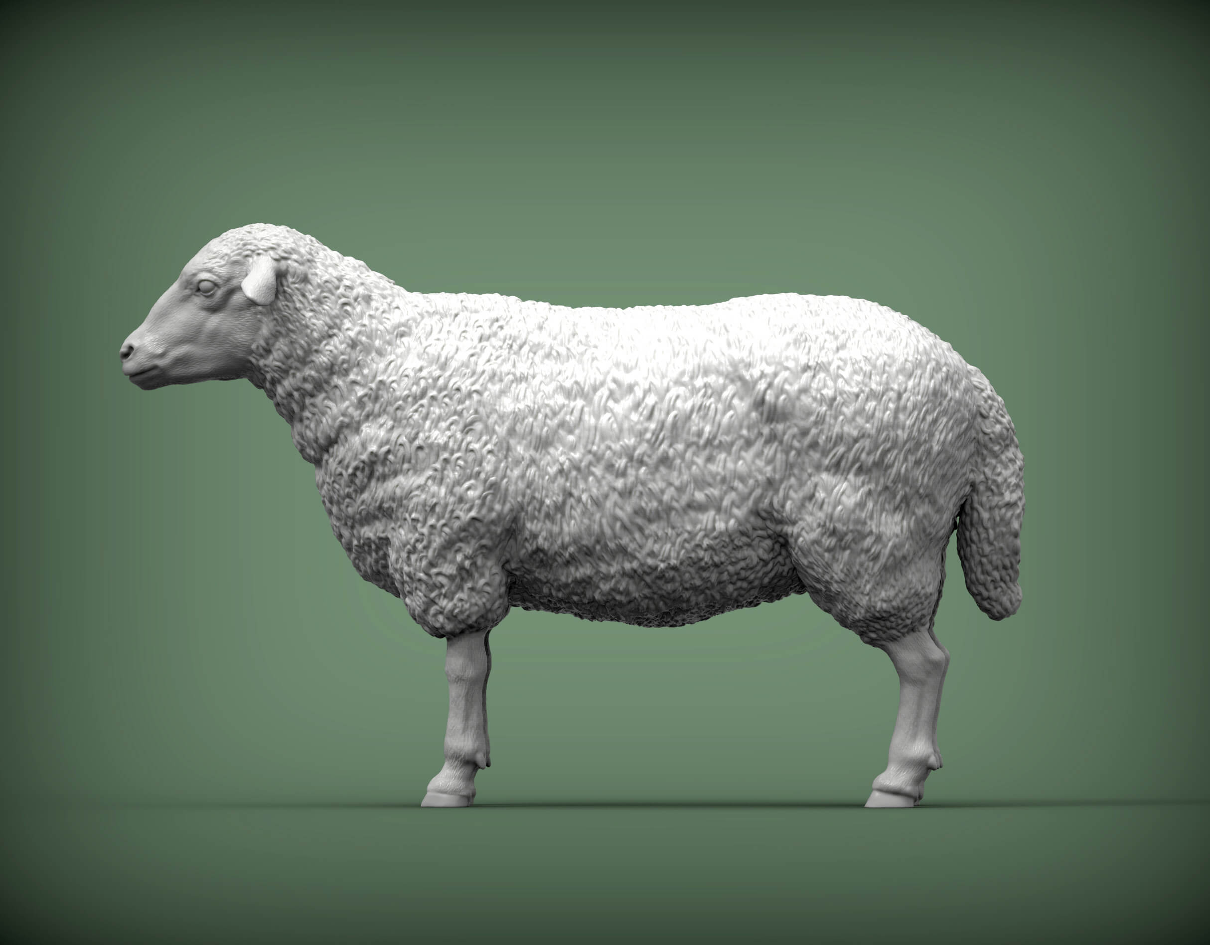 Sheep 3D Print Model by Alexander3dart