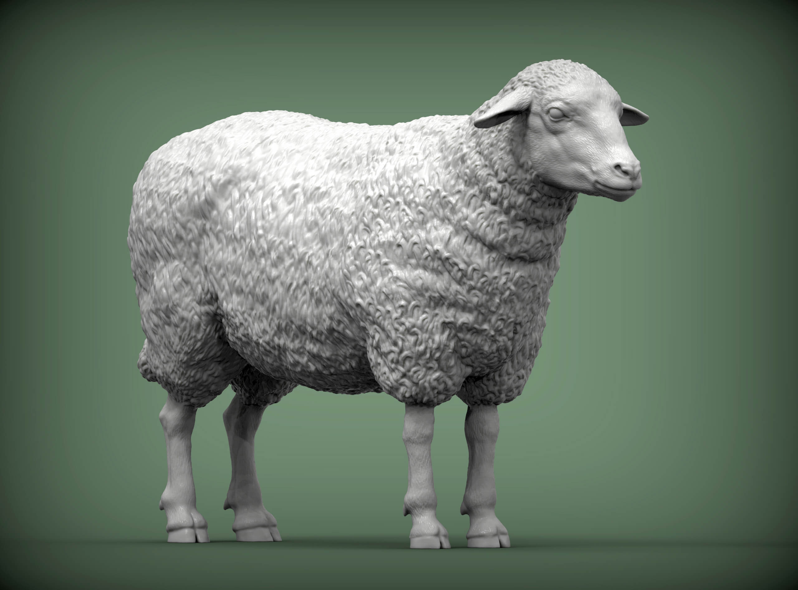 Sheep 3D Print Model by Alexander3dart