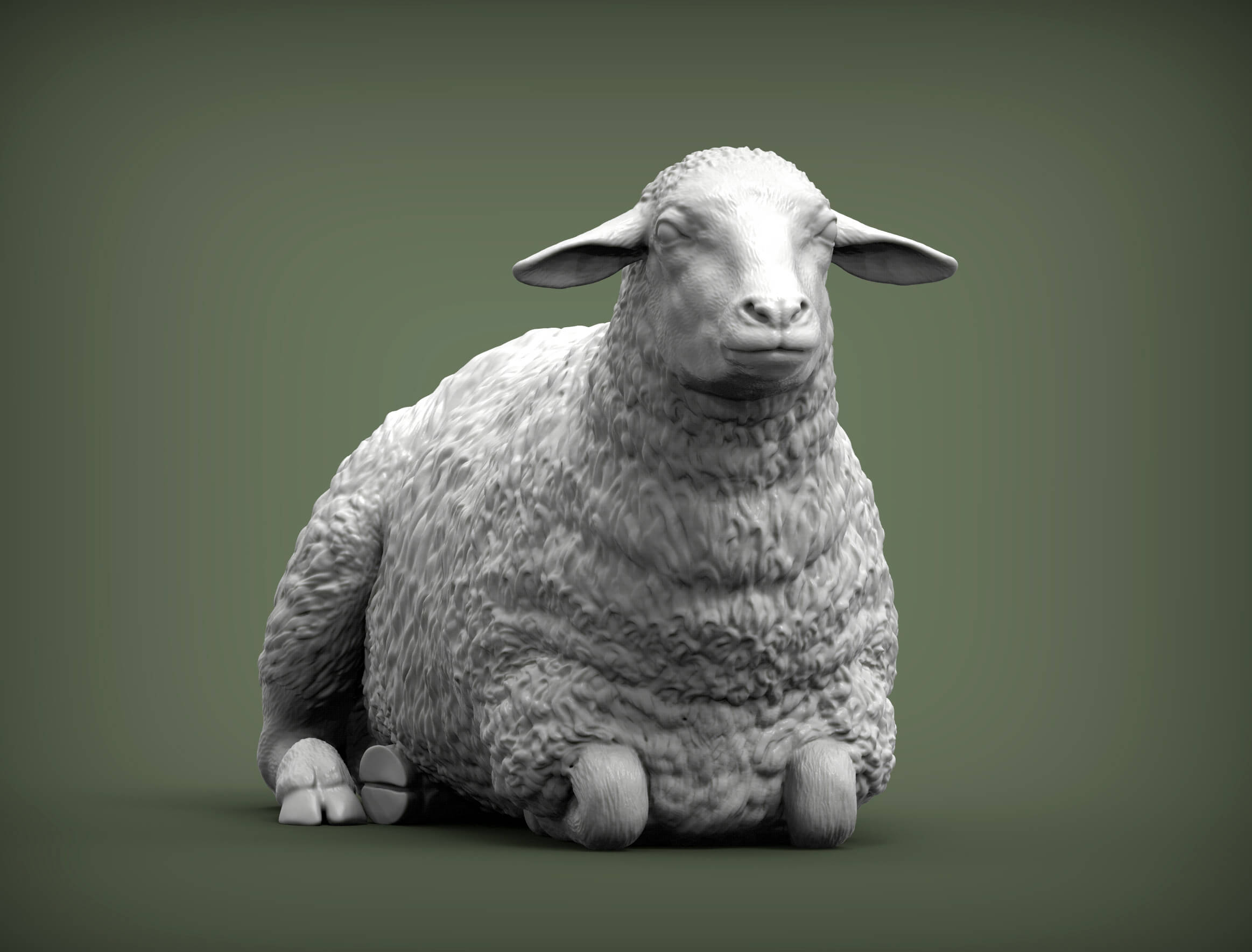 Sheep Lies 3D Print Model by Alexander3dart
