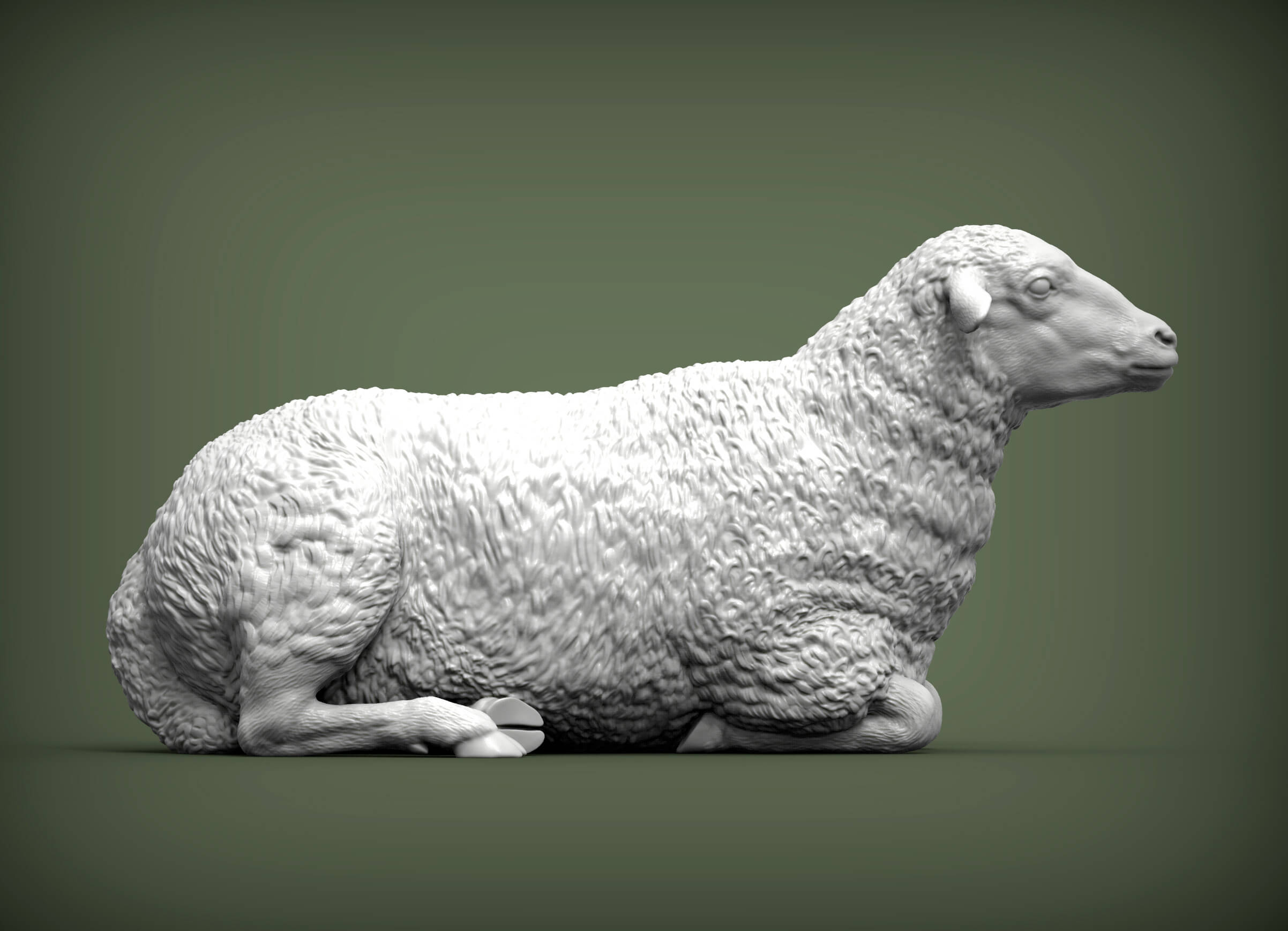 Sheep Lies 3D Print Model by Alexander3dart