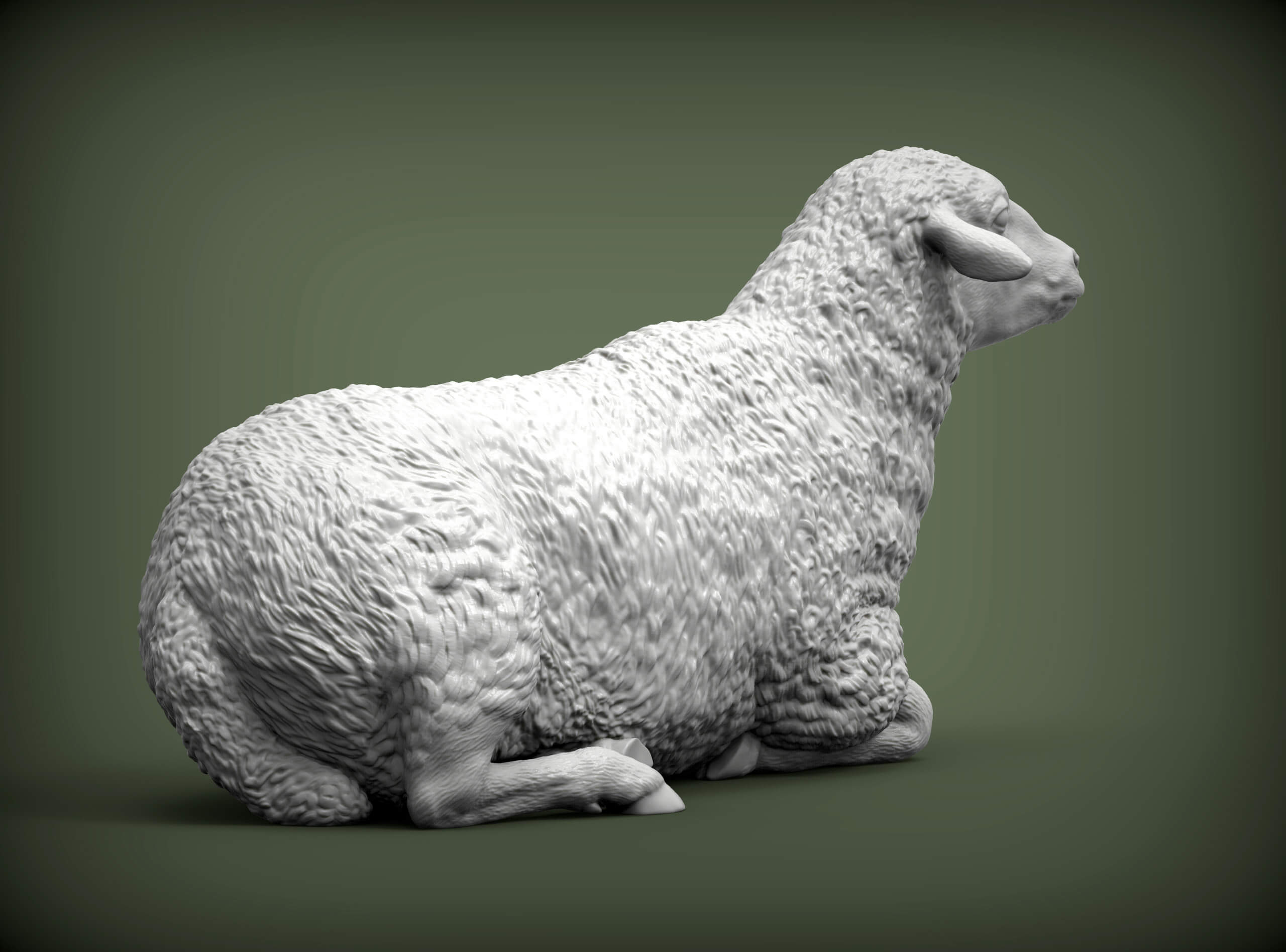 Sheep Lies 3D Print Model by Alexander3dart