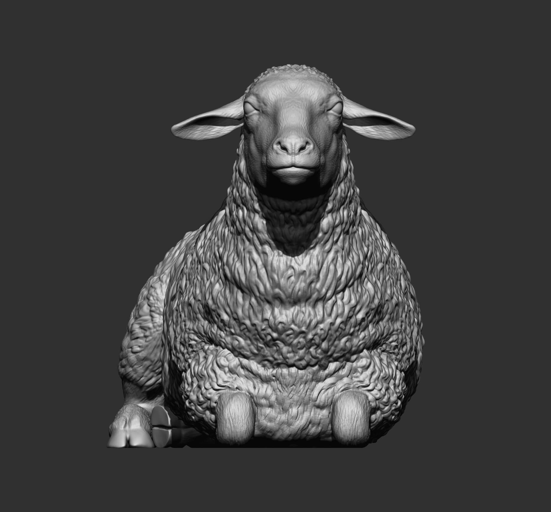 Sheep Lies 3D Print Model by Alexander3dart