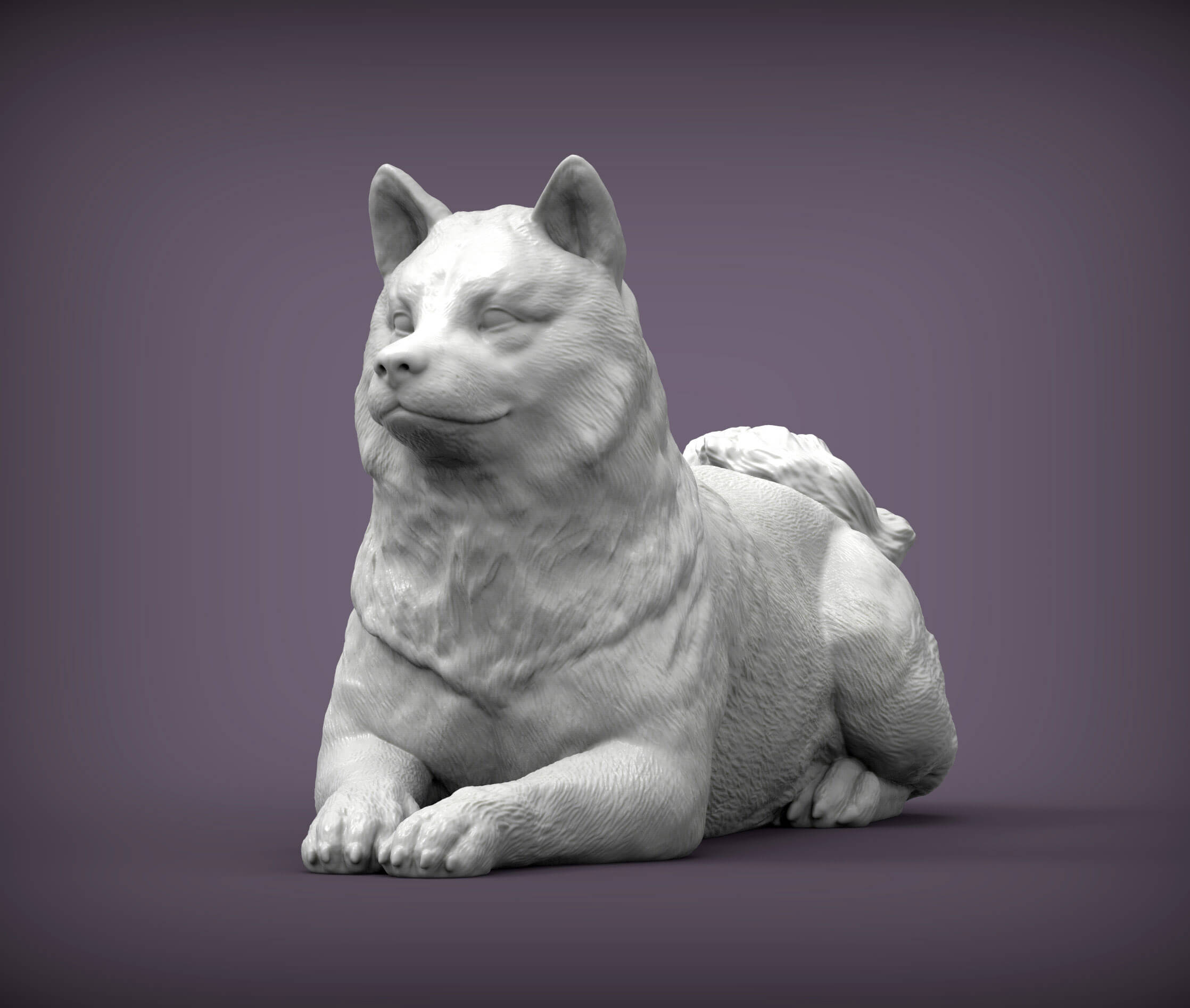 Shiba Inu 3D Print Model 3D Print Model by Alexander3dart