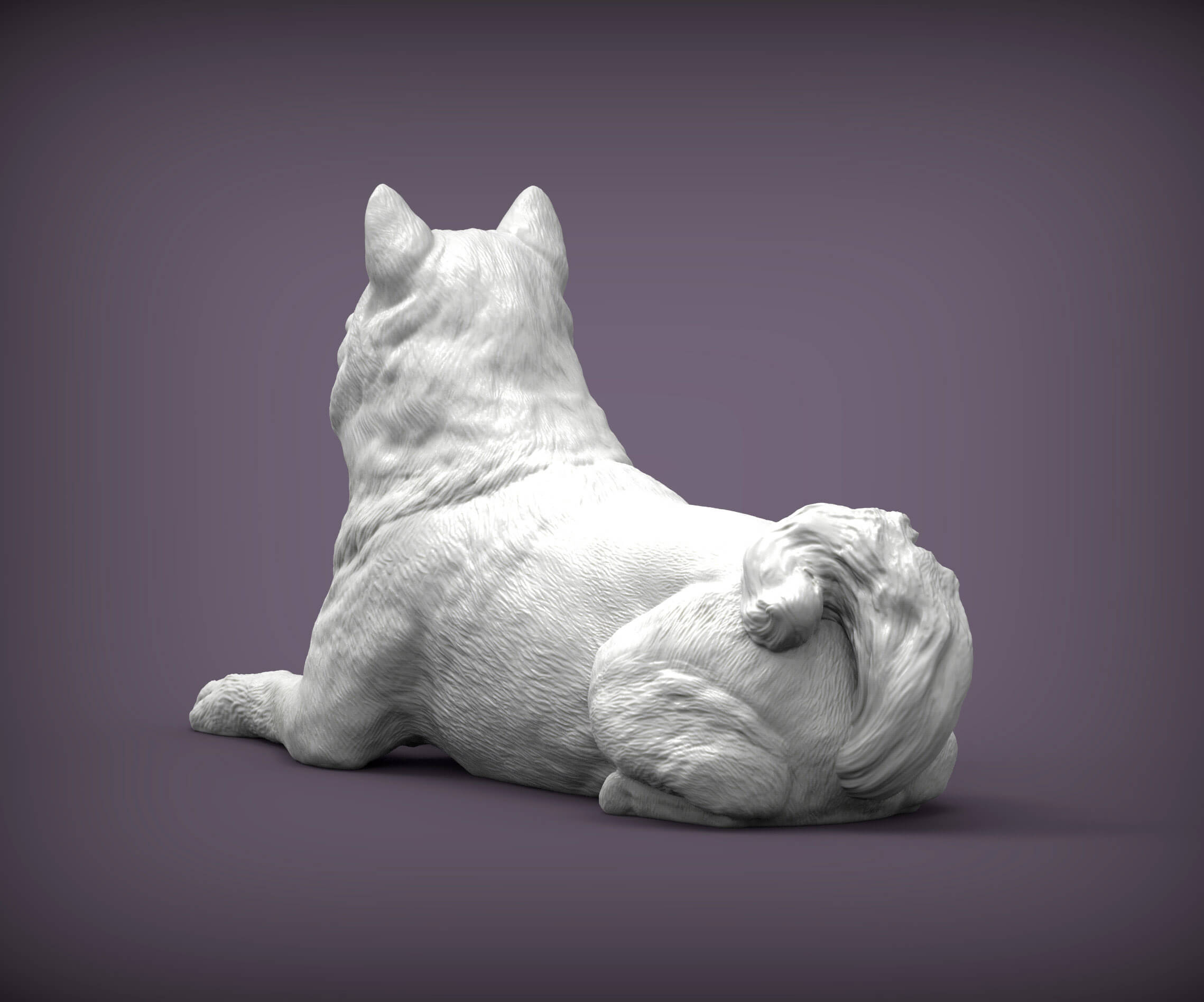 Shiba Inu 3D Print Model 3D Print Model by Alexander3dart