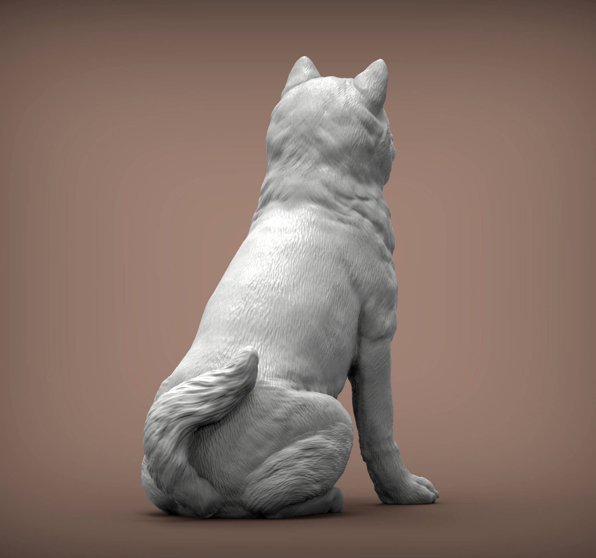 Shiba Inu 3D Print Model by Alexander3dart