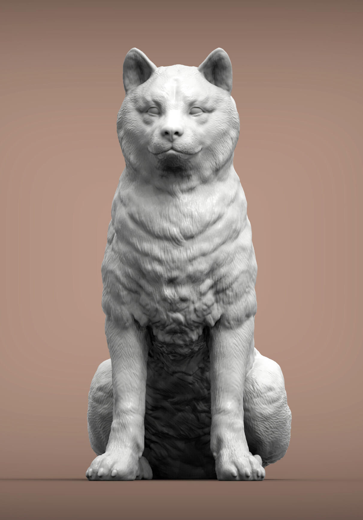 Shiba Inu 3D Print Model by Alexander3dart