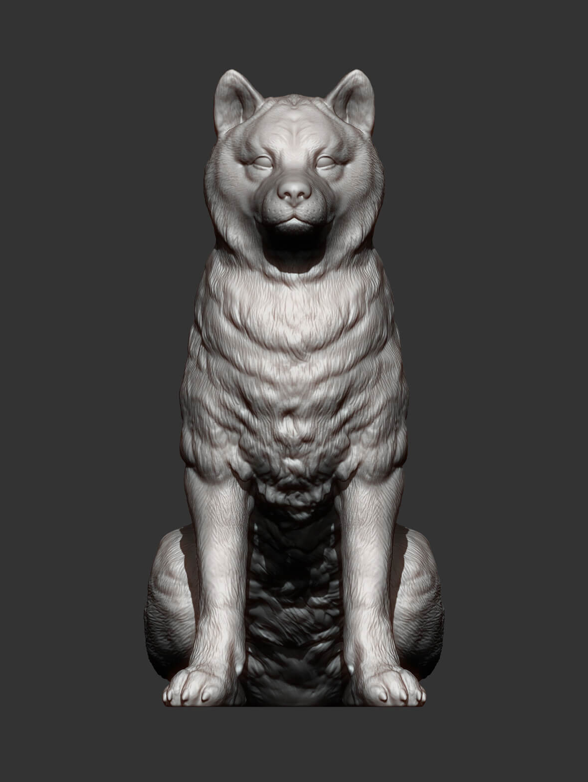 Shiba Inu 3D Print Model by Alexander3dart