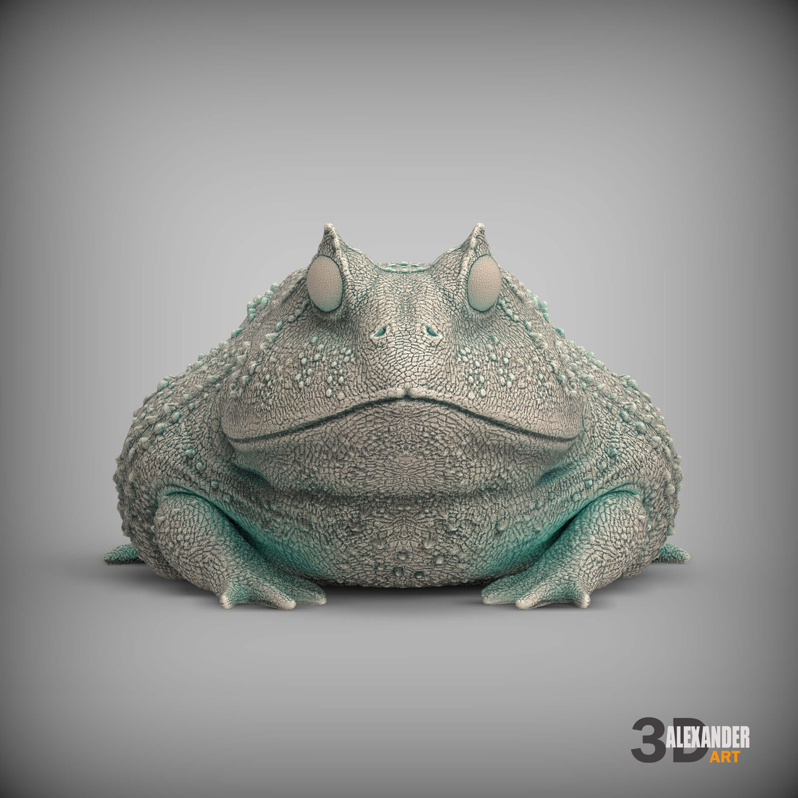 Slingshot Frog - 3D Model by Alexander3dart