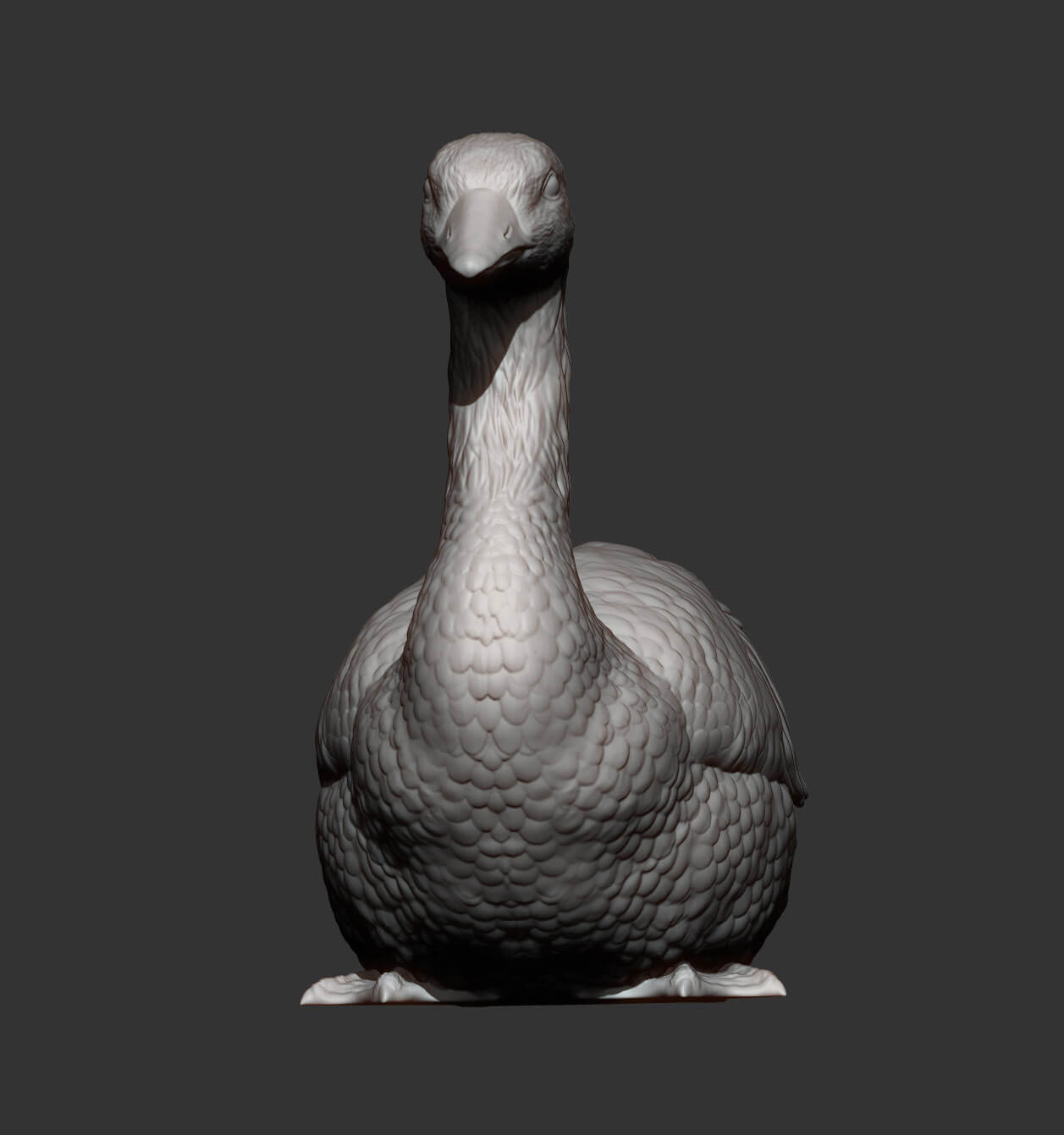 Snow Goose 3D Print Model by Alexander3dart