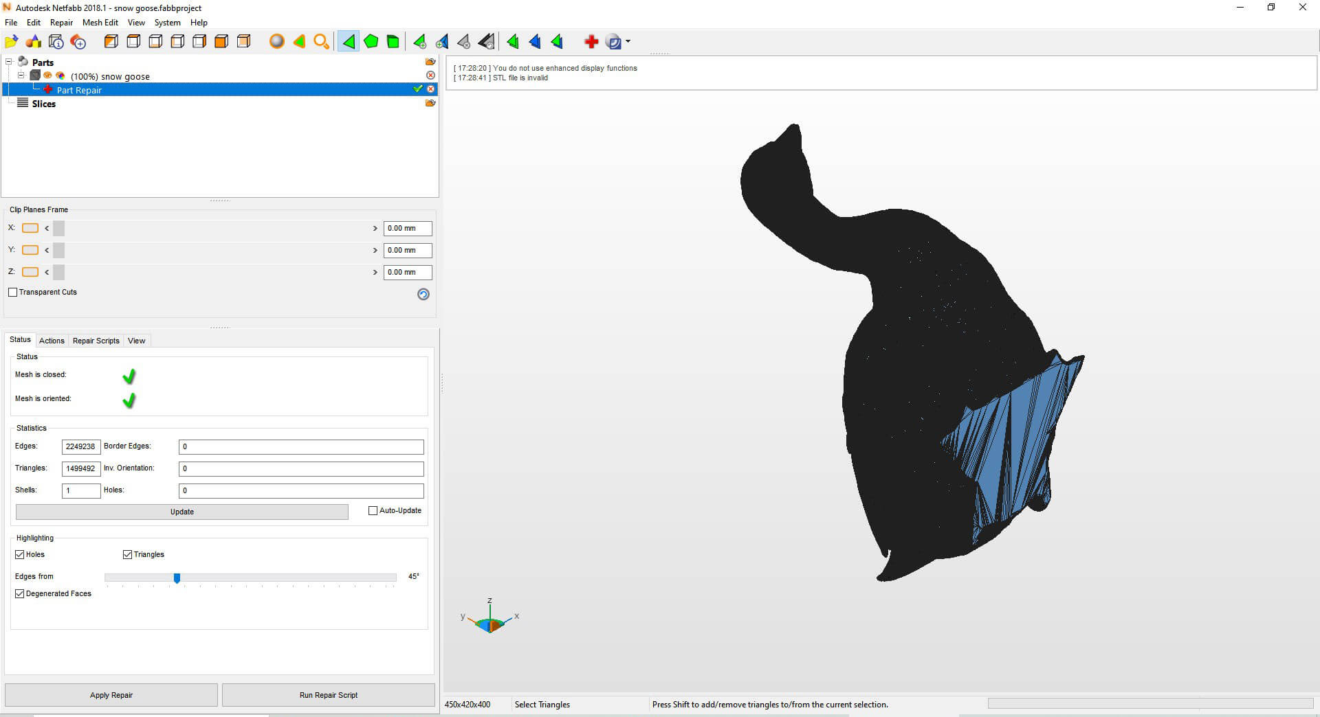Snow Goose 3D Print Model by Alexander3dart