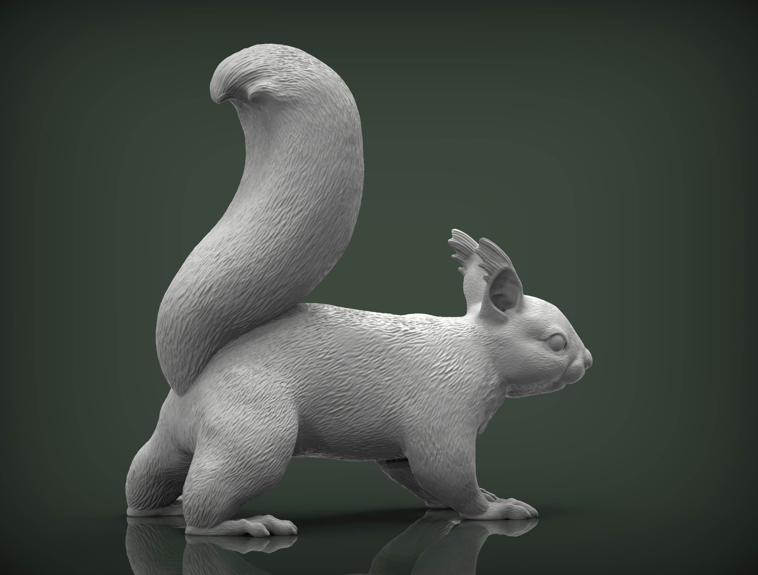 Squirrel 3D Print Model by Alexander3dart