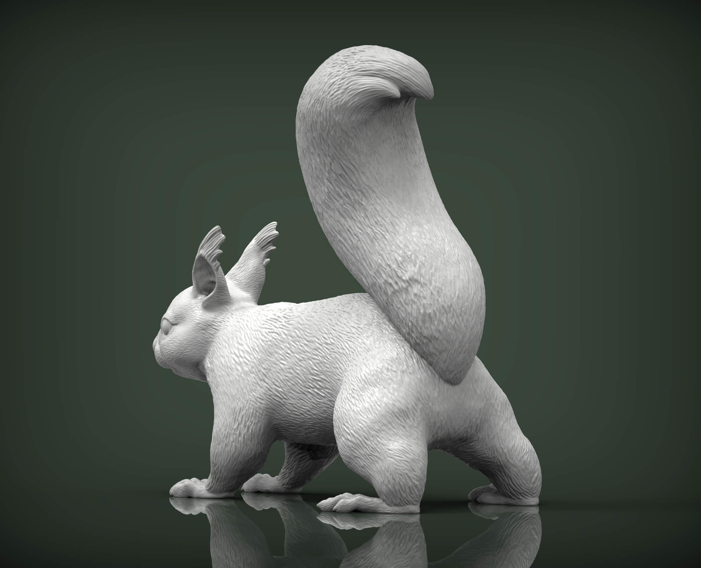 Squirrel 3D Print Model by Alexander3dart