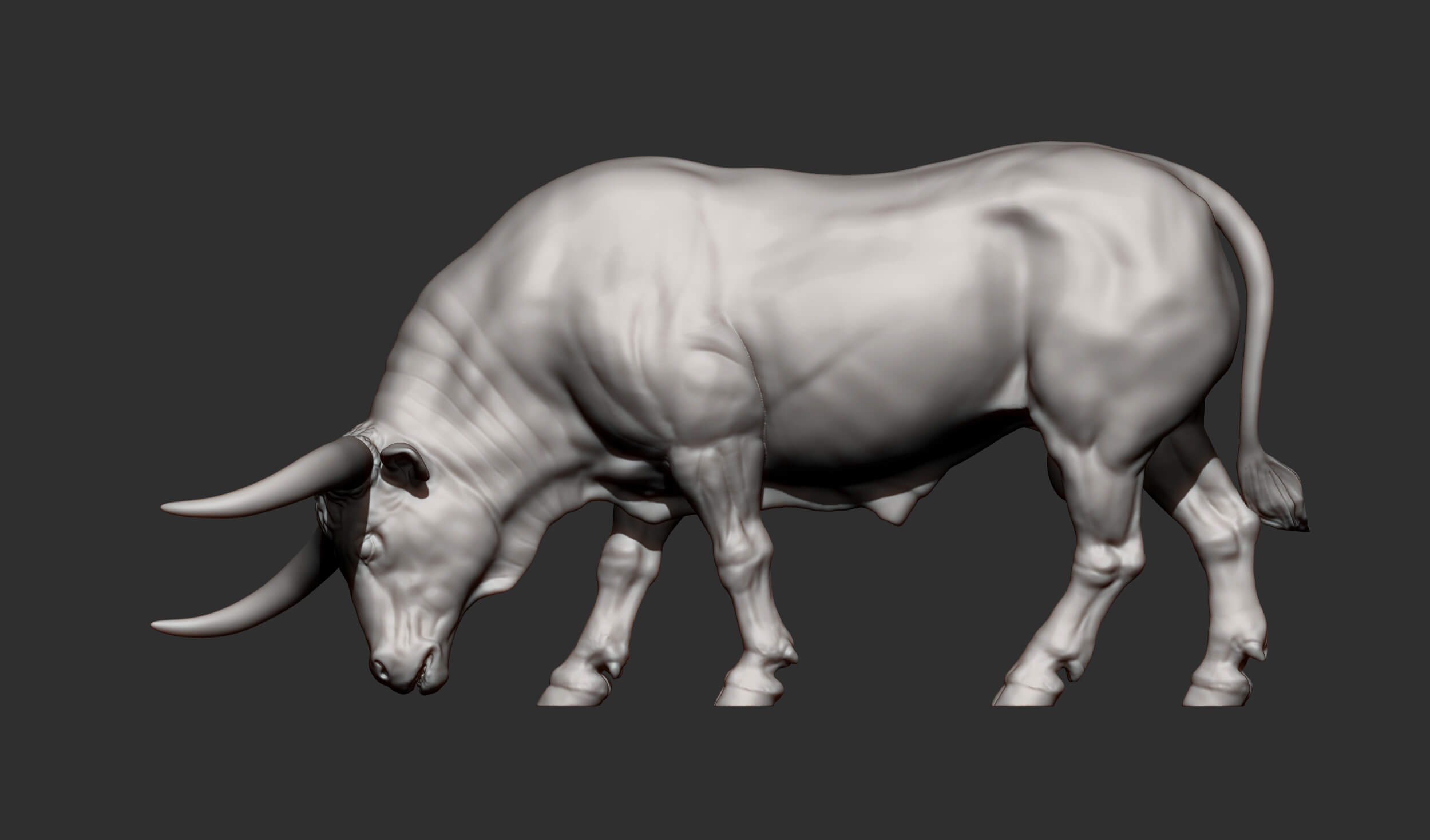 Texas Longhorn 3D Print Model by Alexander3dart