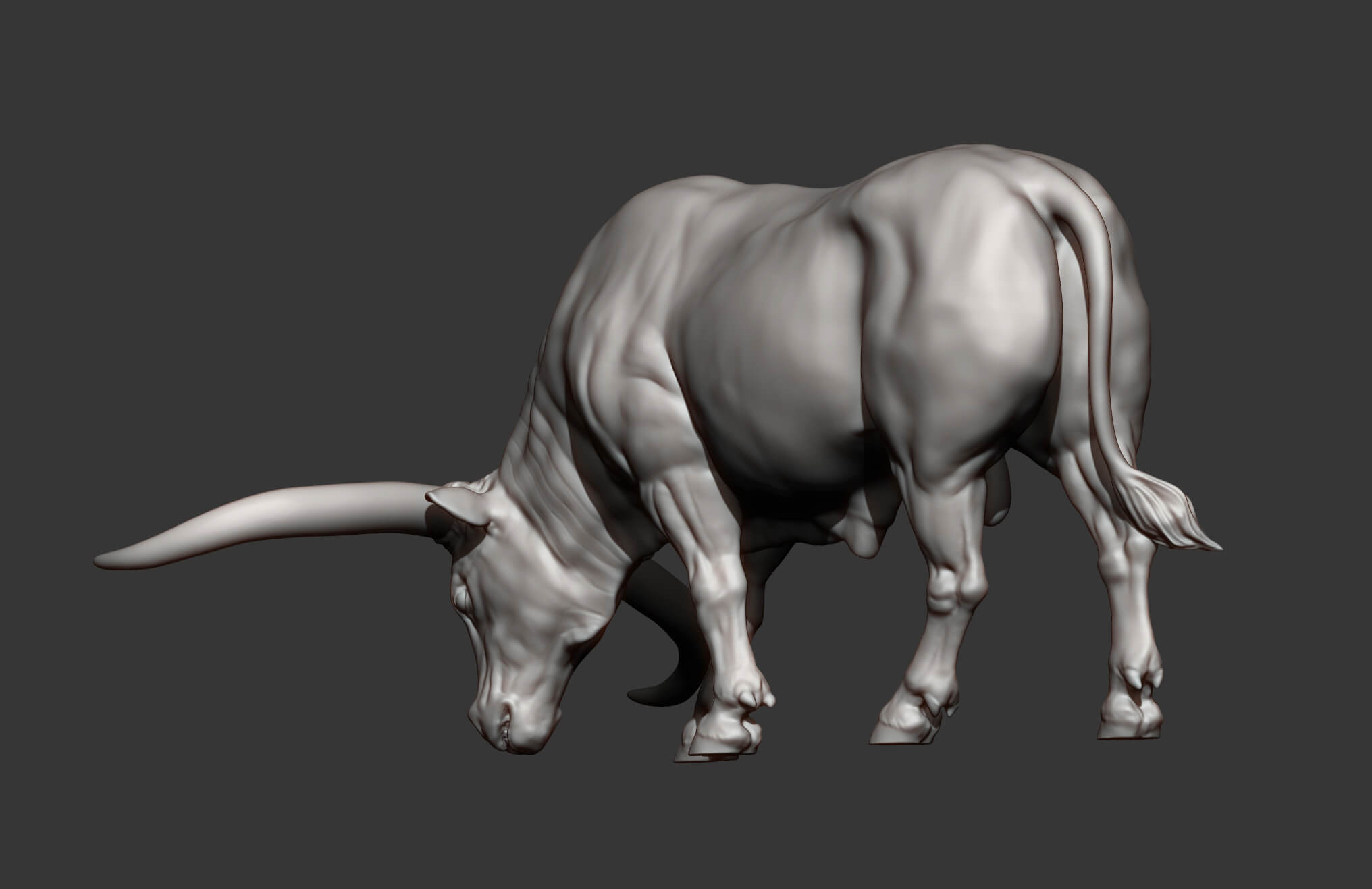 Texas Longhorn 3D Print Model by Alexander3dart