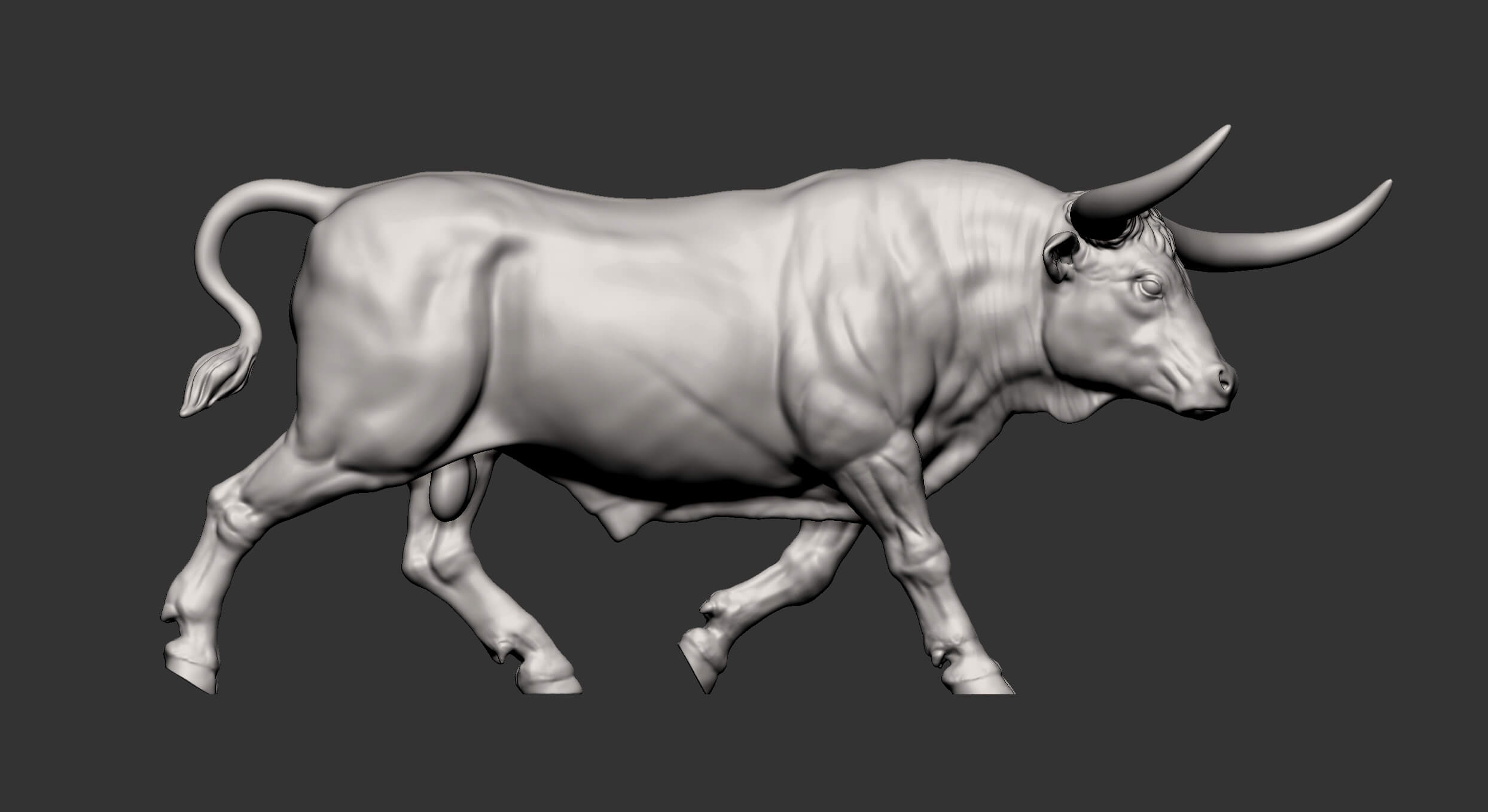 Texas Longhorn 3D Print Model by Alexander3dart