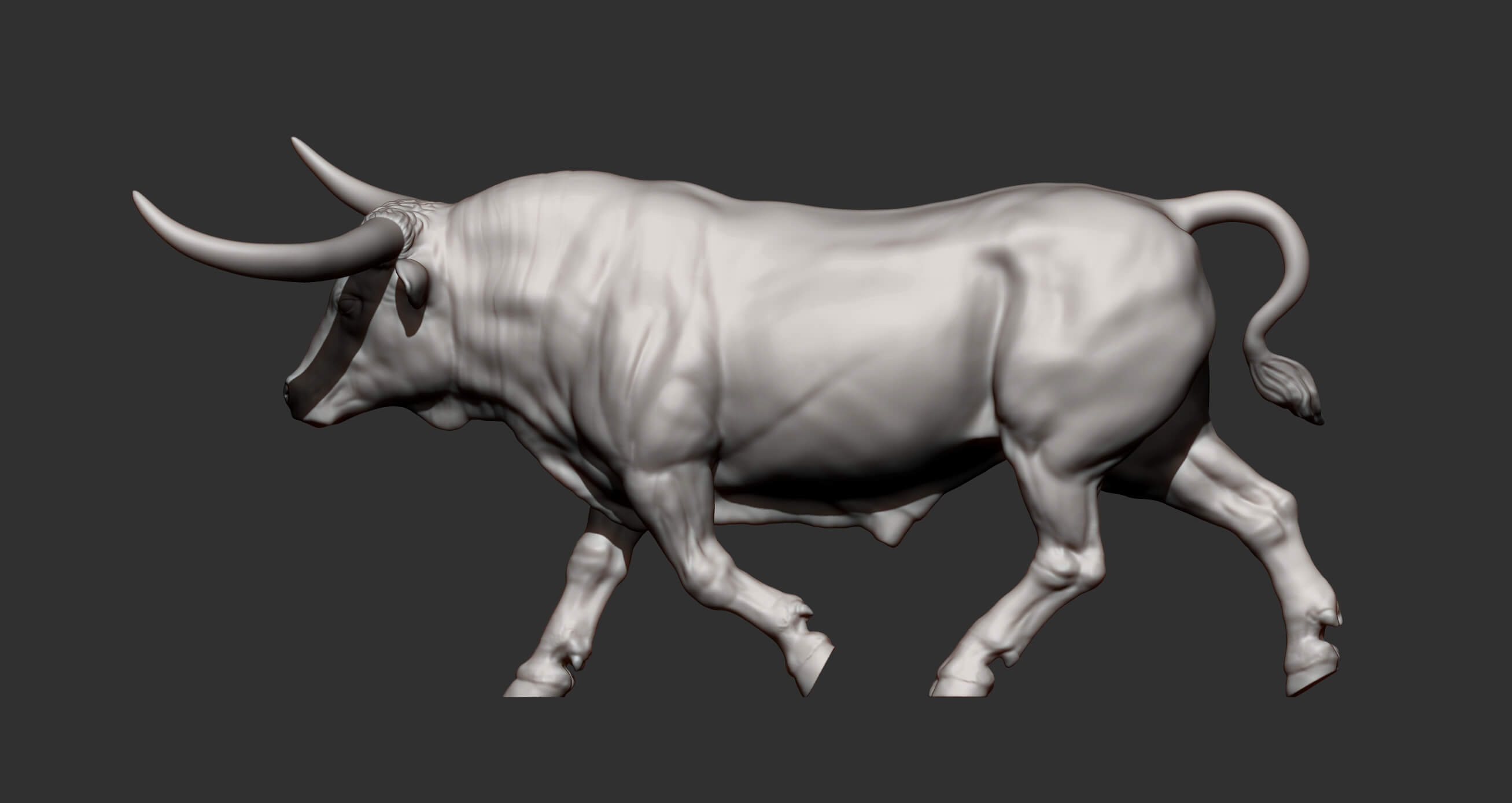 Texas Longhorn 3D Print Model by Alexander3dart