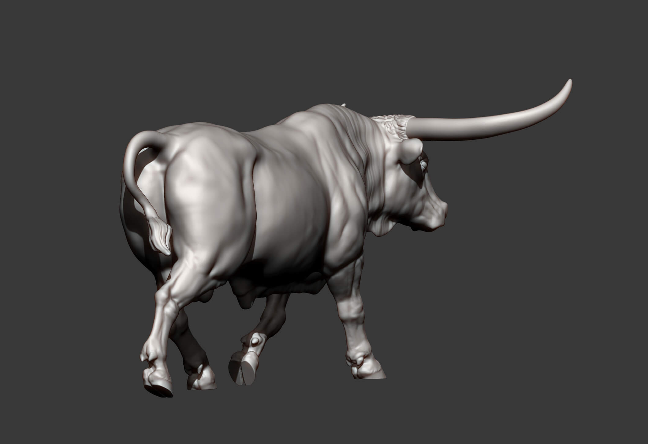 Texas Longhorn 3D Print Model by Alexander3dart