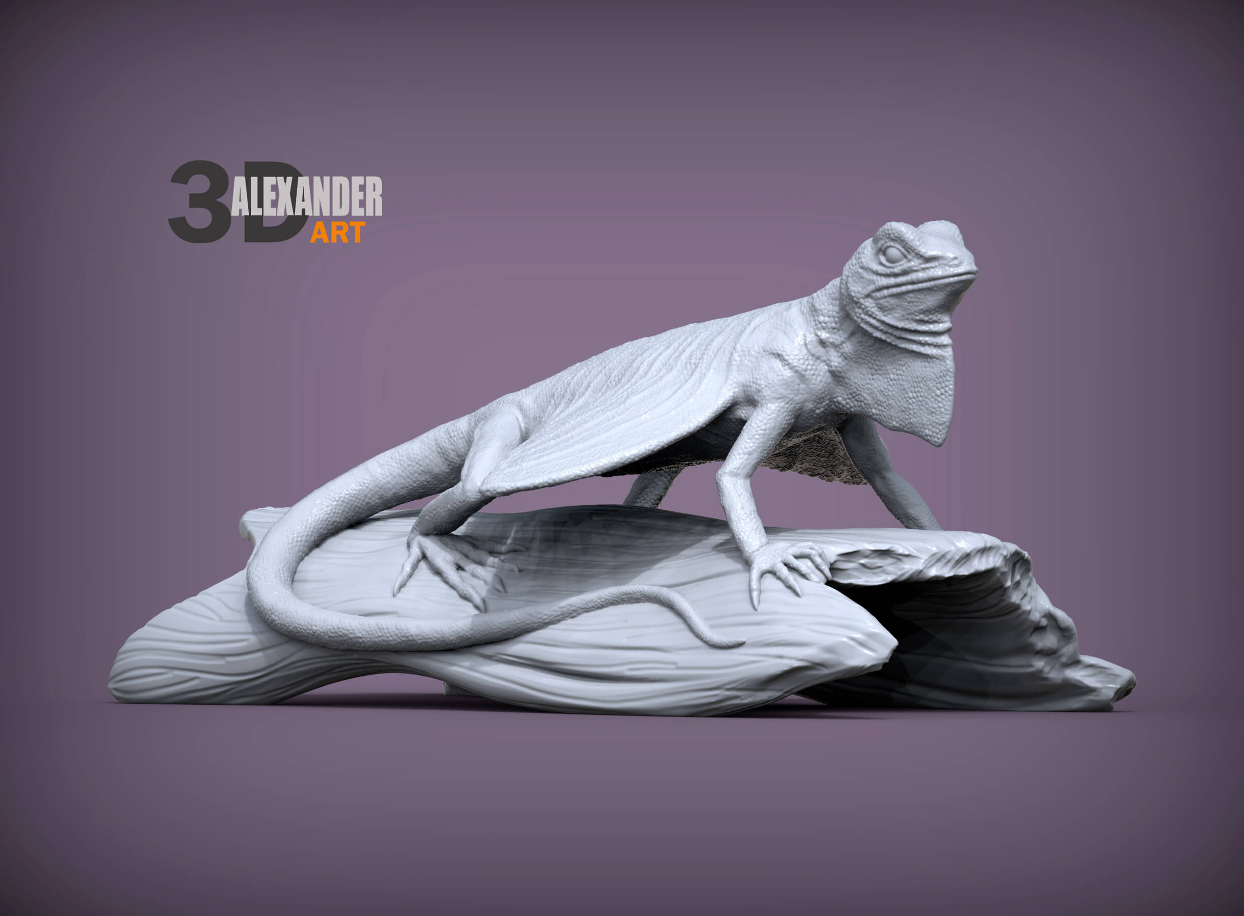 Timor Flying Dragon 3D Print Model by Alexander3dart