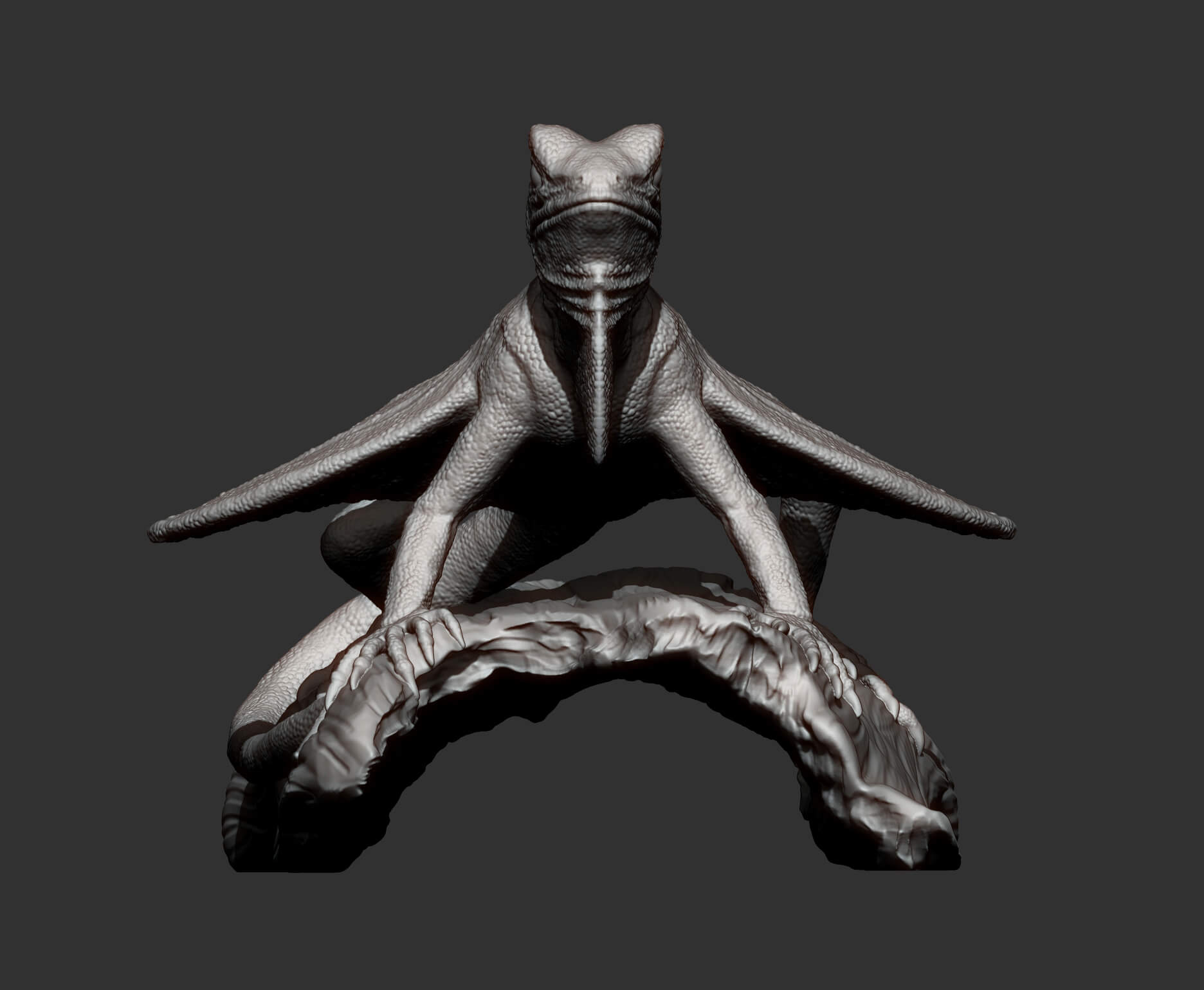 Timor Flying Dragon 3D Print Model by Alexander3dart