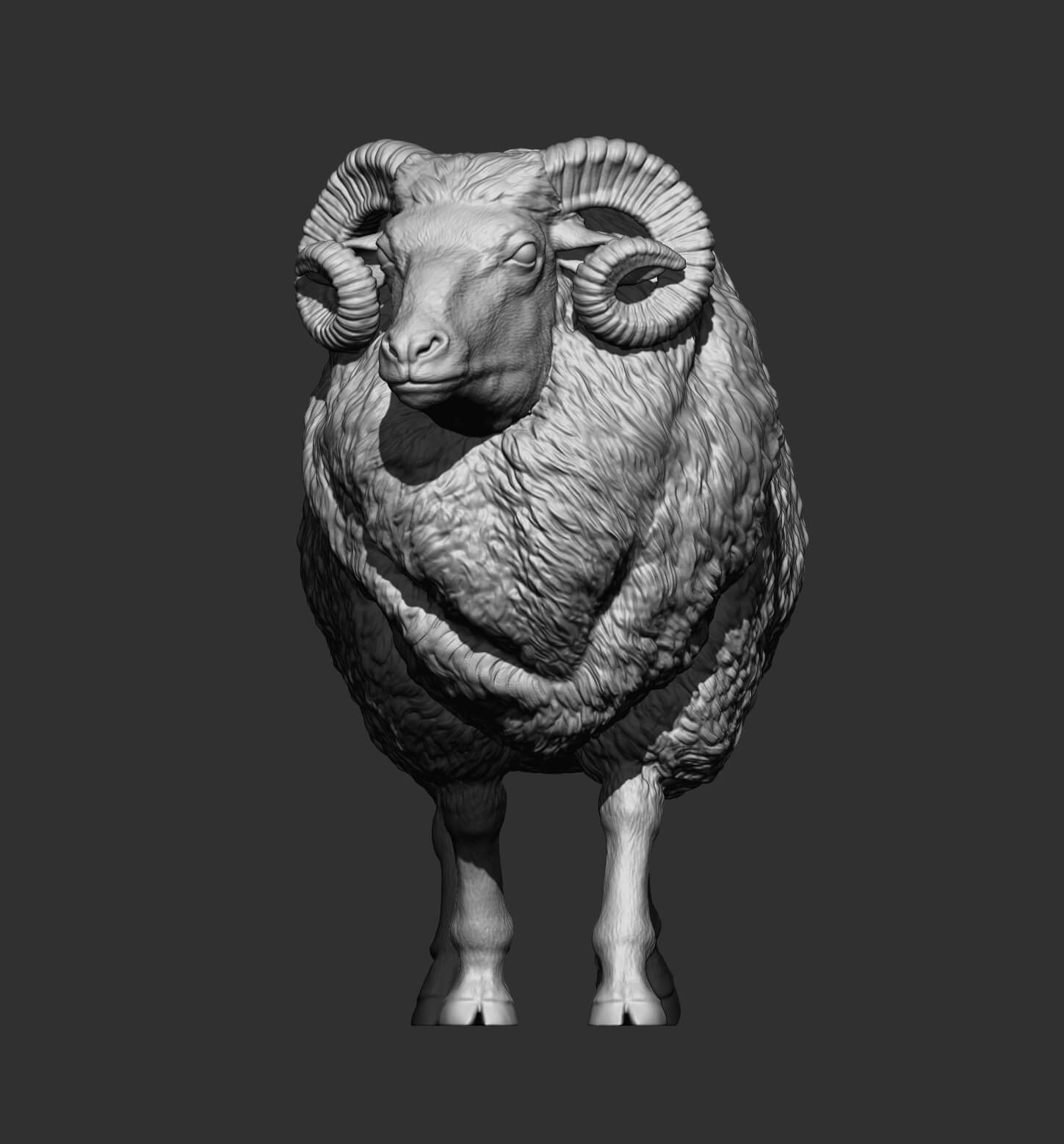 Walking Ram 3D Print Model by Alexander3dart