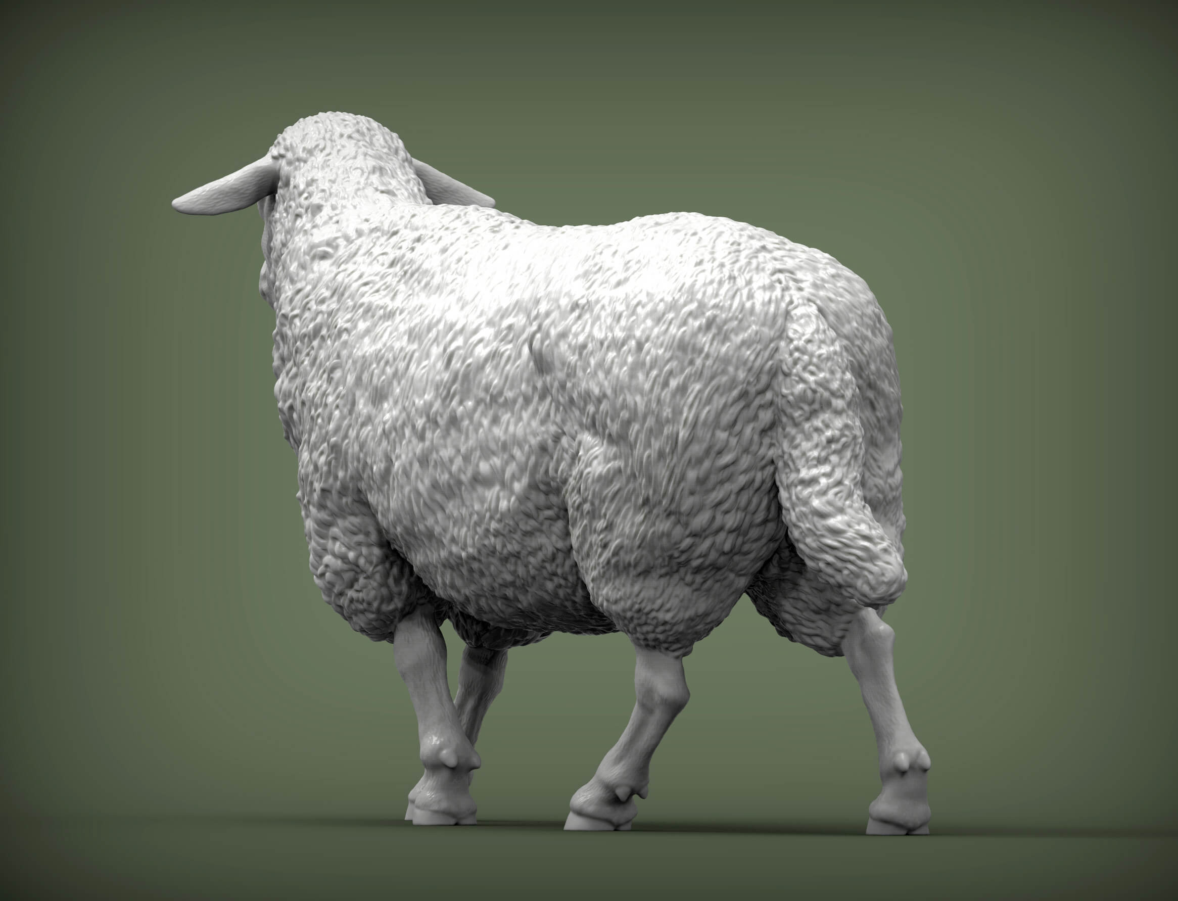 Walking Sheep 3D Print Model by Alexander3dart