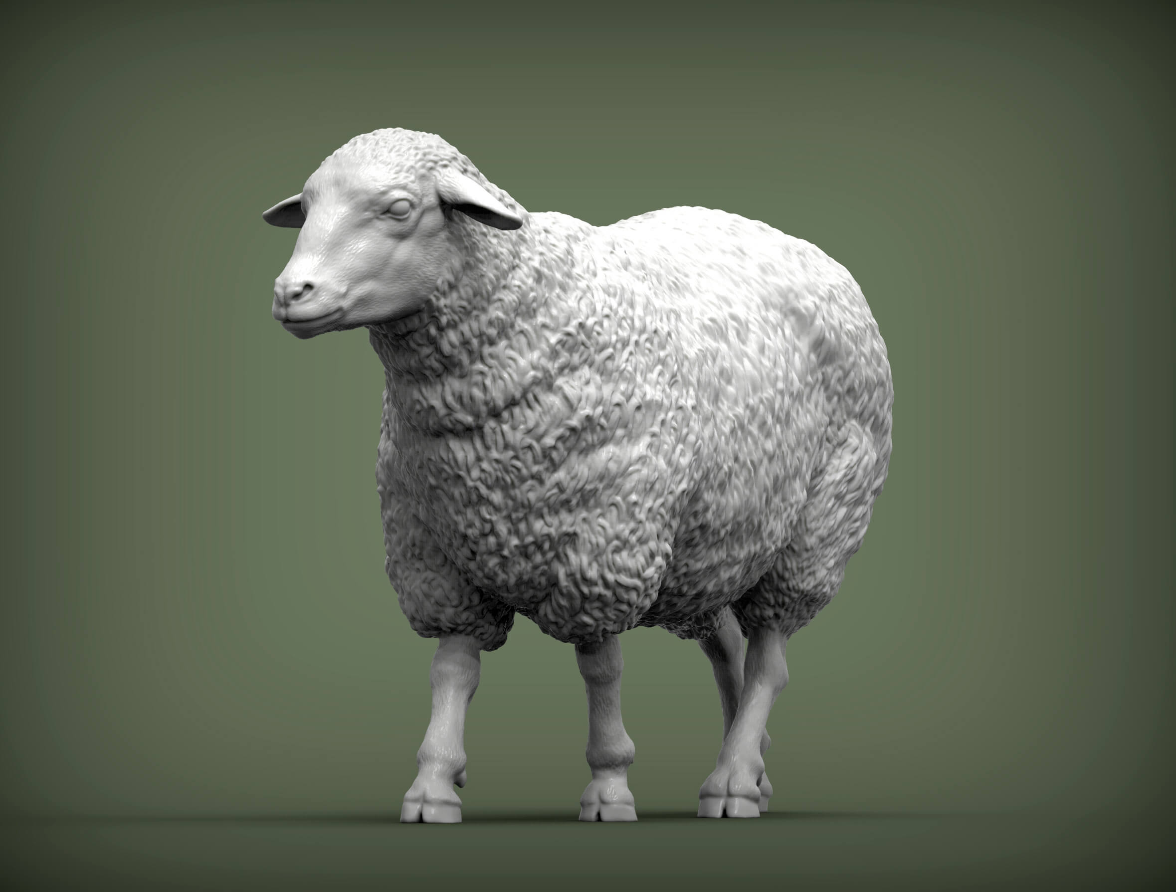 Walking Sheep 3D Print Model by Alexander3dart