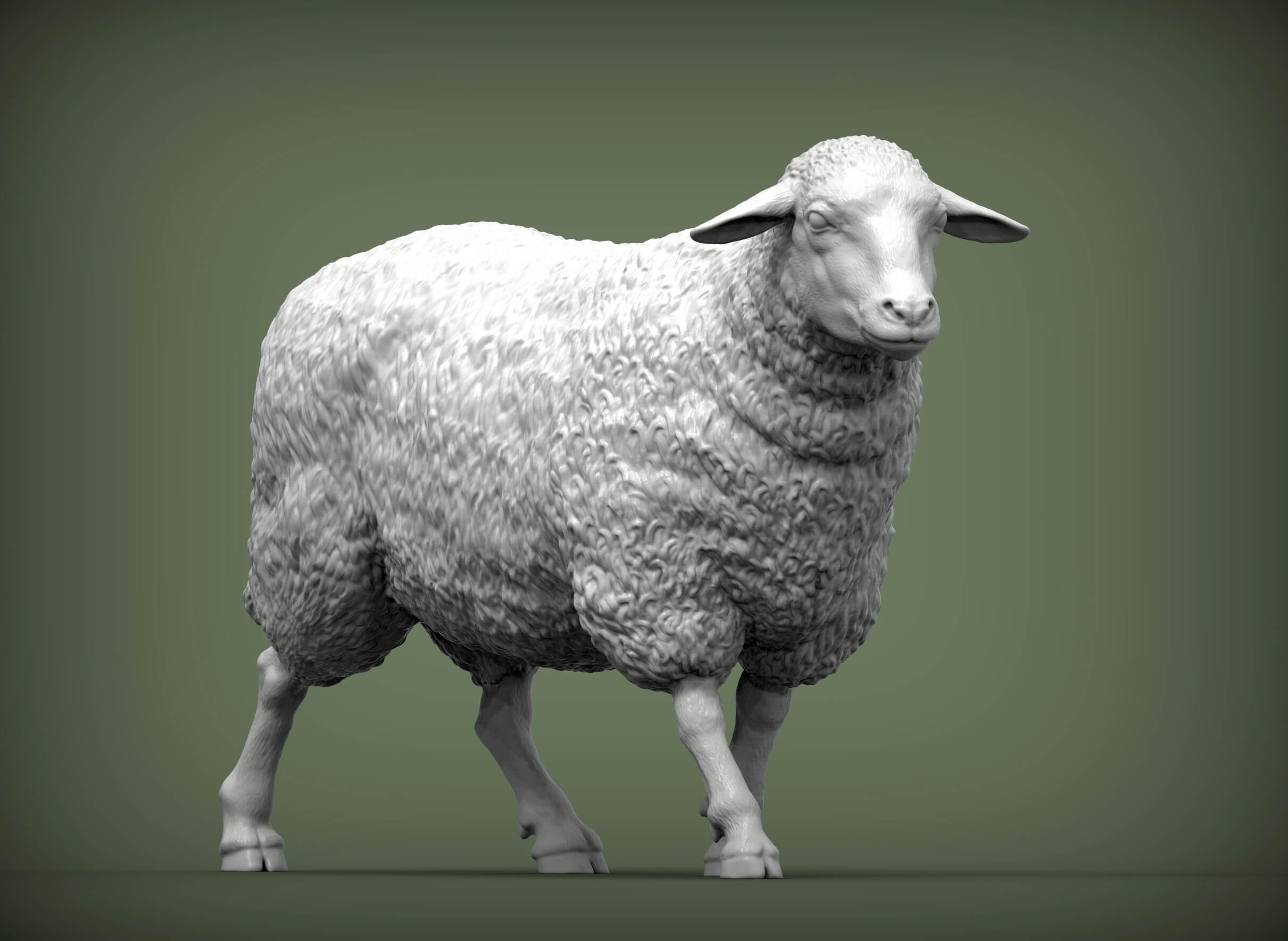 Walking Sheep 3D Print Model by Alexander3dart