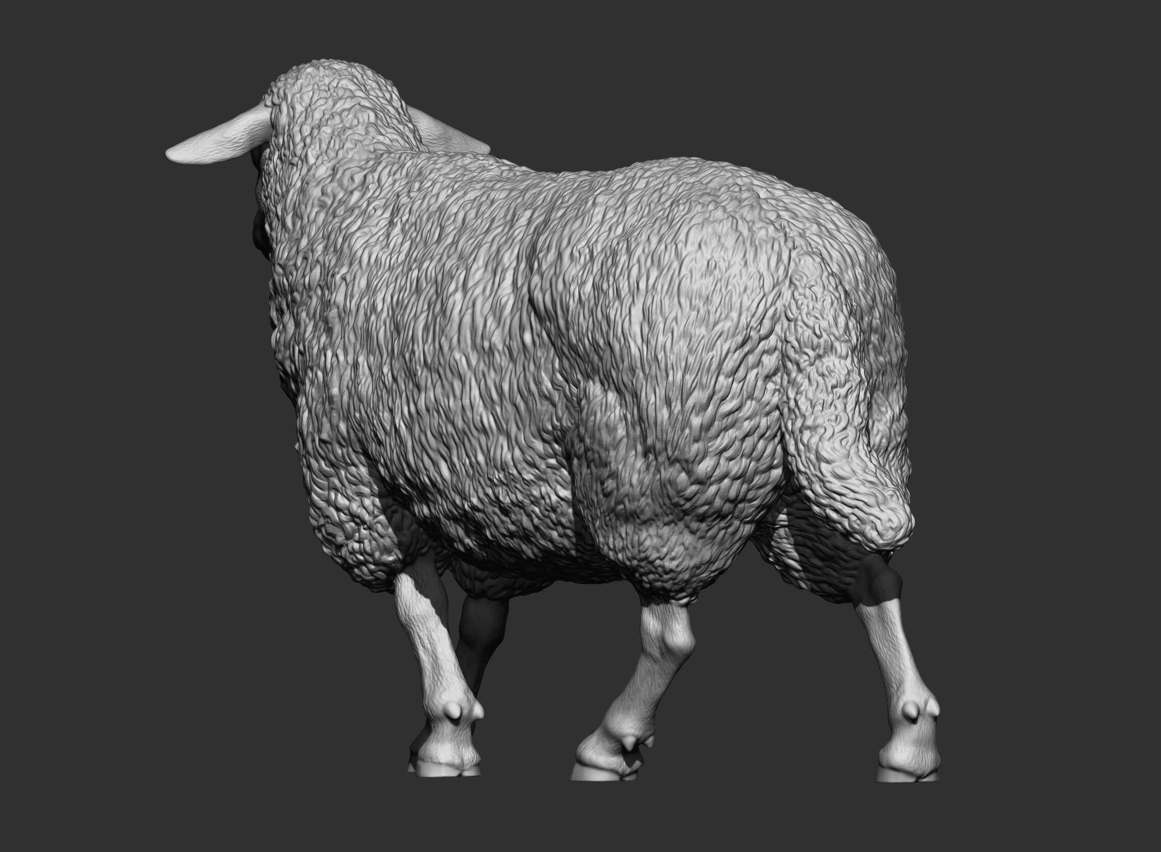 Walking Sheep 3D Print Model by Alexander3dart